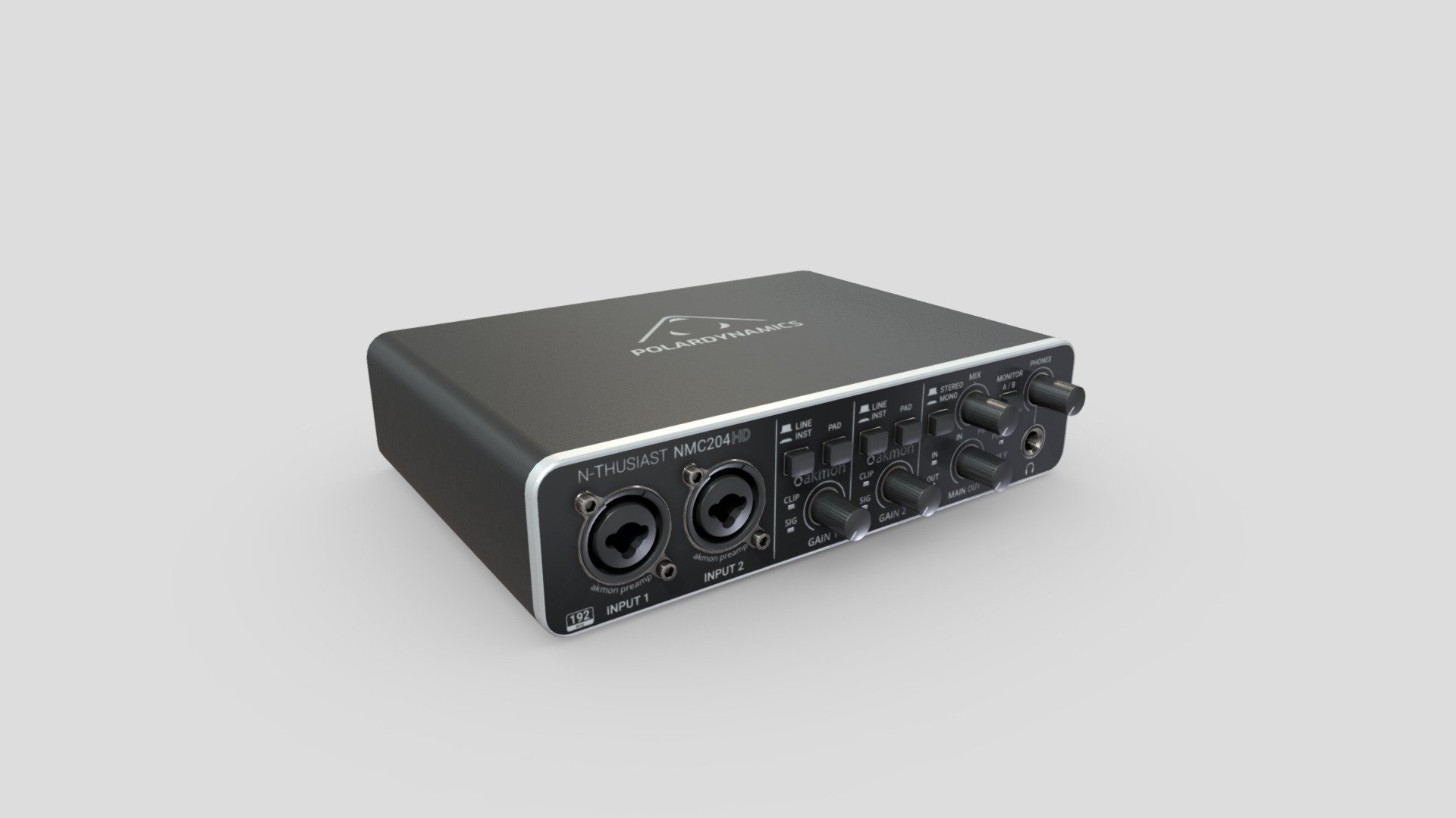 Audio interface NMC204HD - 3D model by rorensuart [2a2604b] - Sketchfab