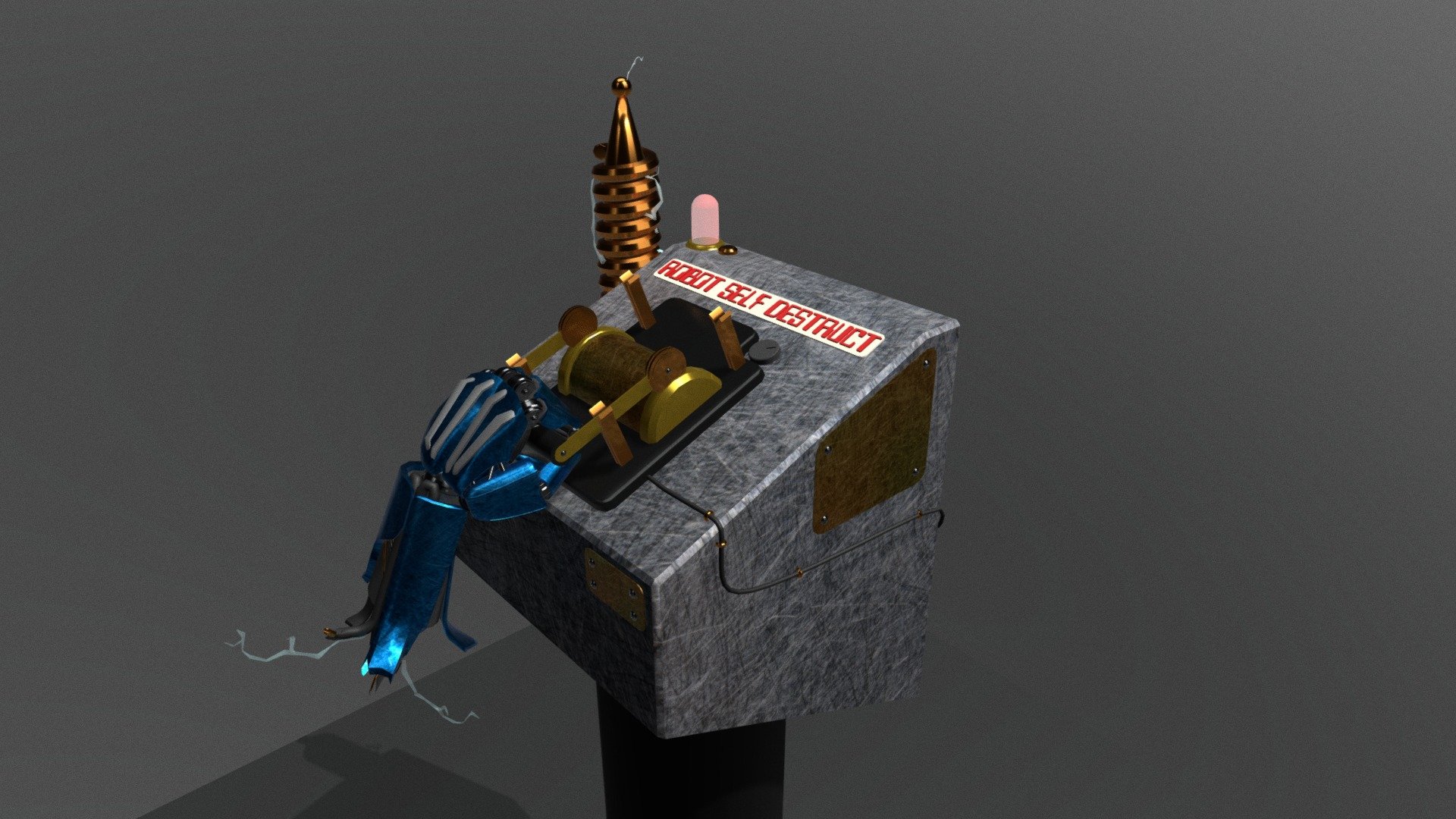 Robot Self Destruct Final Project - Download Free 3D model by Mike ...