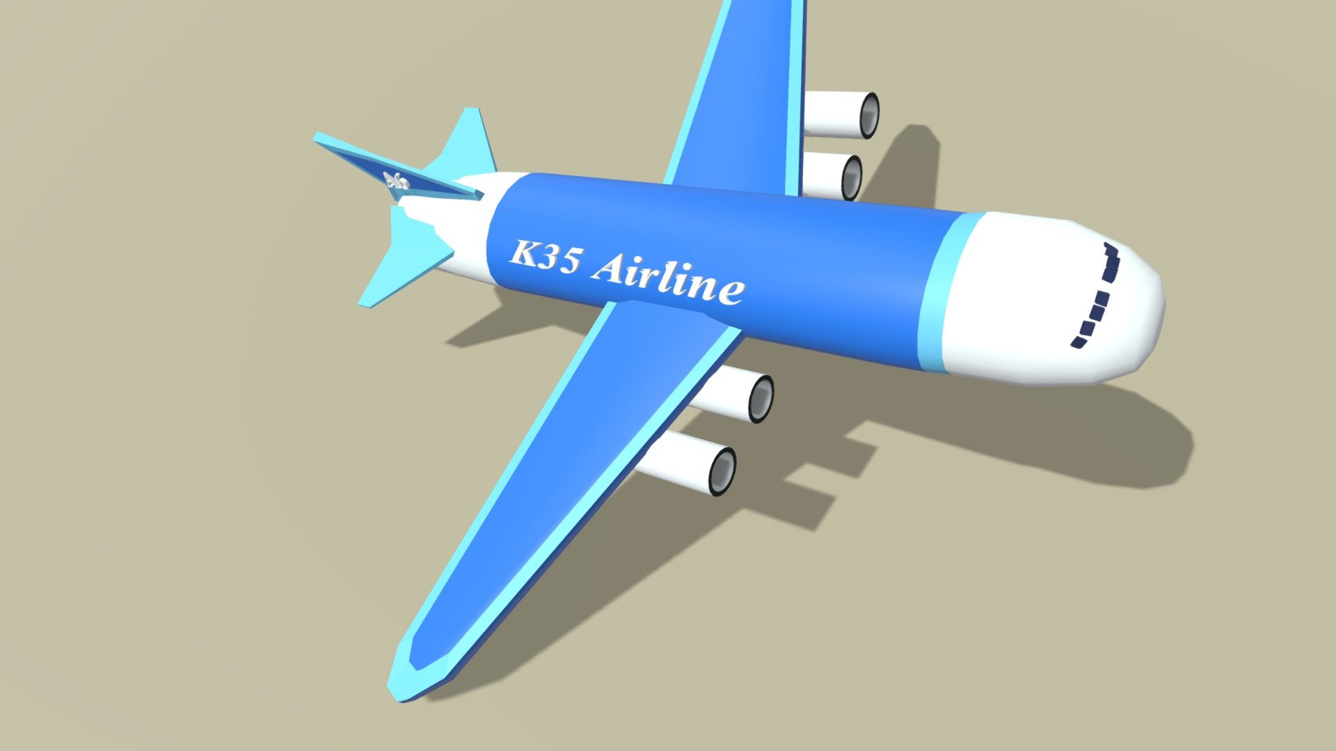 Airplane K35 - 3D model by Little Foxz (@foxzz) [2a286cf] - Sketchfab