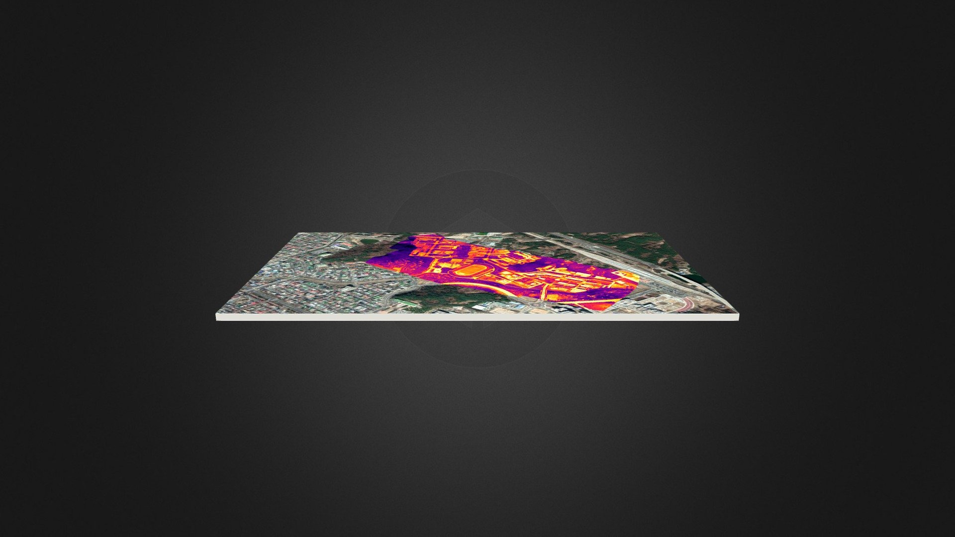 CHANGWON NATIONAL UNIVERSITY_THERMAL MAP - 3D model by Airsens ...