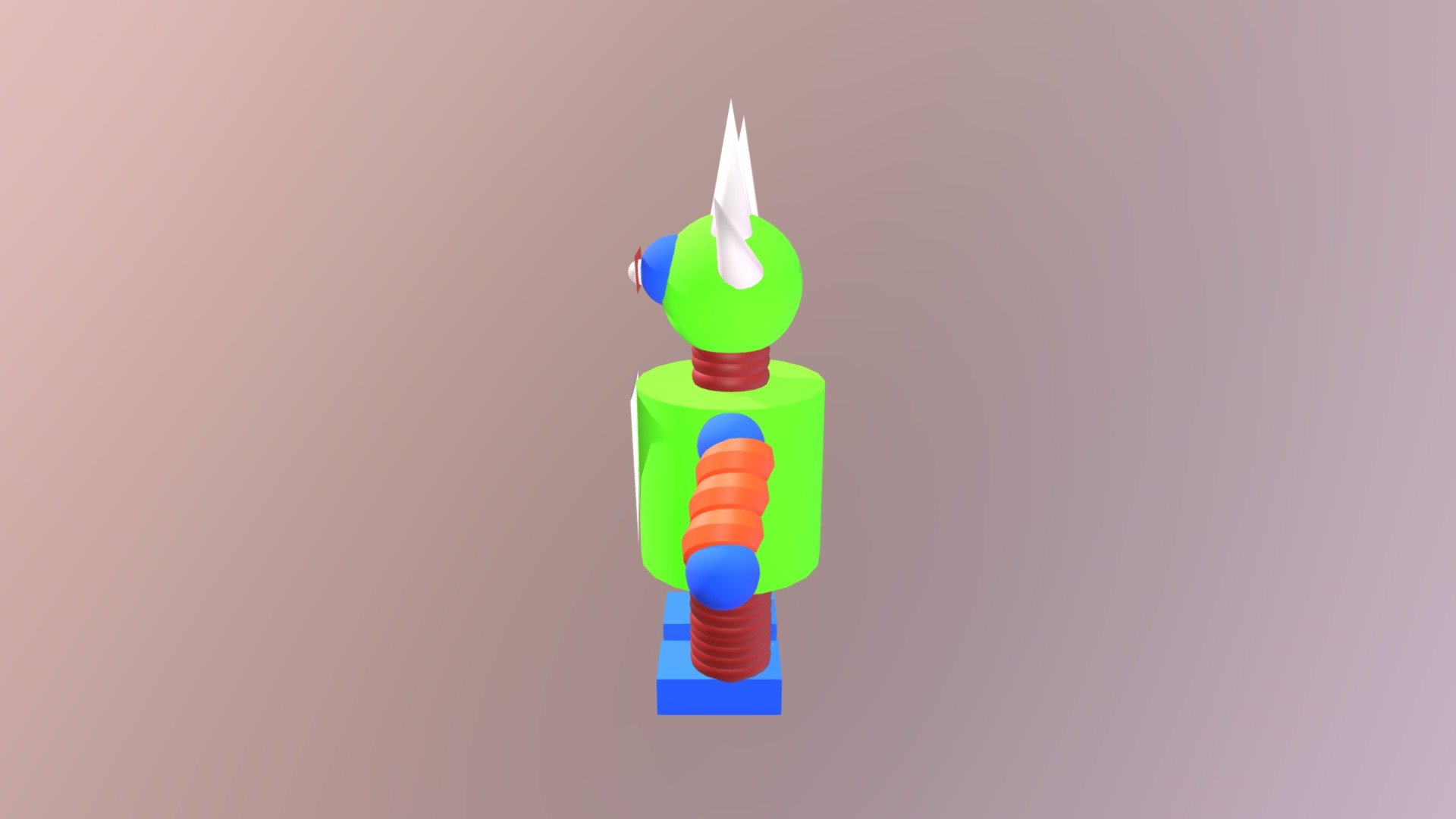 Punk Robot 2 - 3D model by rebcmcc [2a2b9ac] - Sketchfab