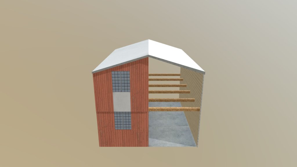 Half A House 2.0 - 3D model by Portu (@portugaming220) [2a2ba04 ...