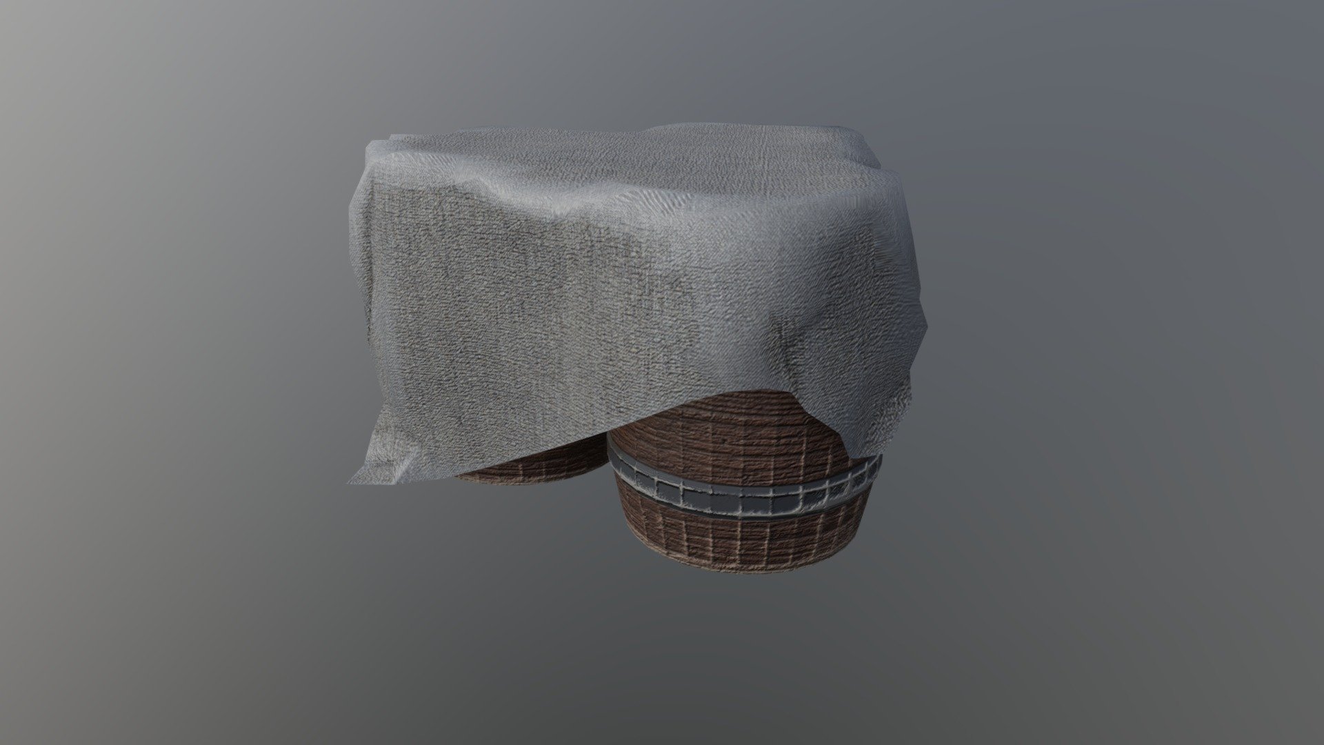 Barrels With Cloth - Download Free 3D model by Dave (@Dav96) [2a2bd6c ...