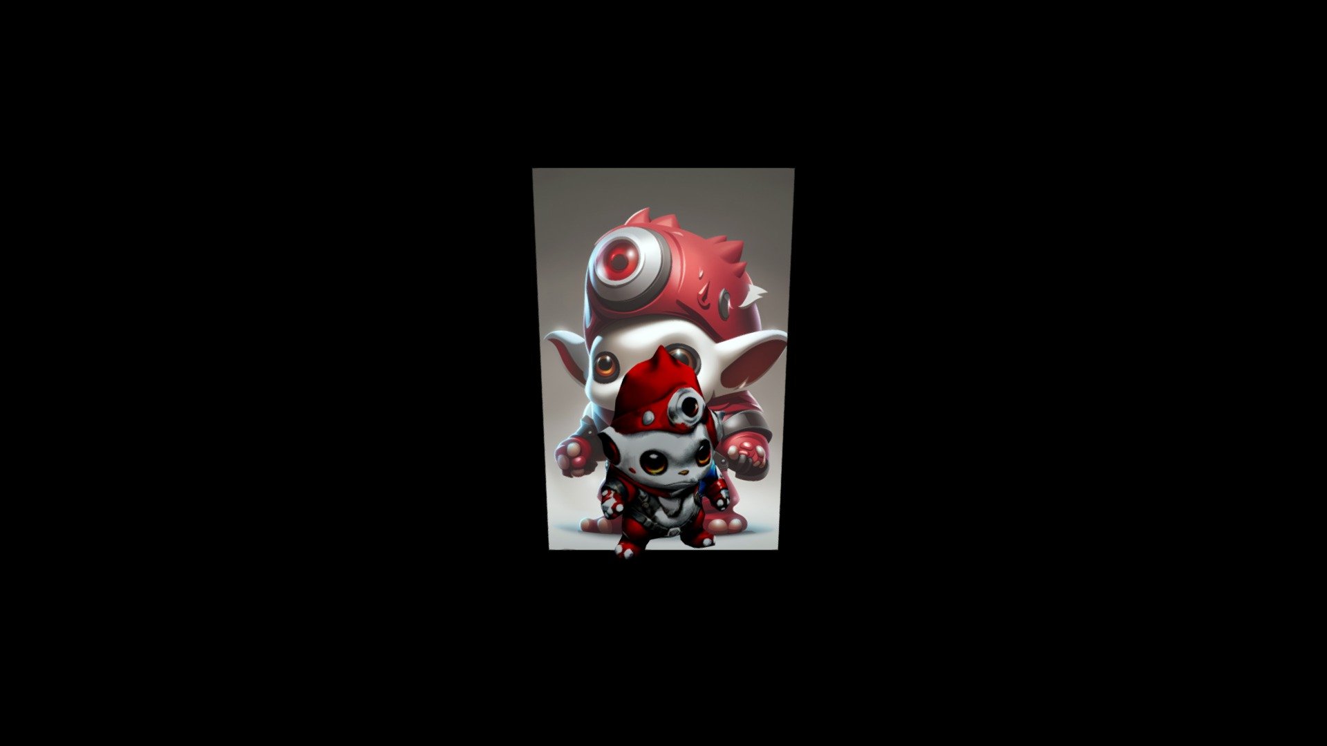 a cartoon character with a red helmet, teemo, mu - Download Free 3D ...