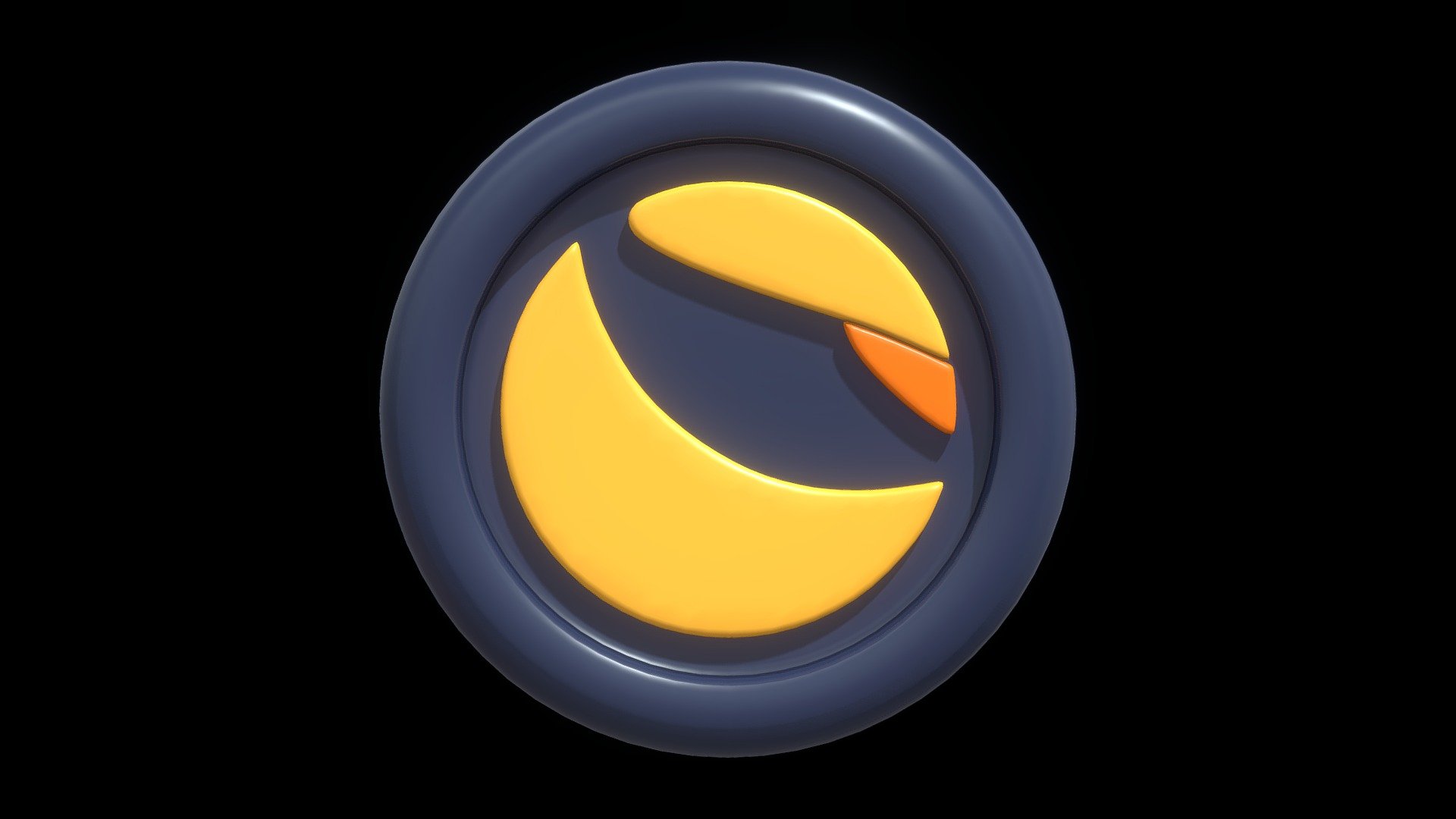 Terra or LUNA crypto coin with cartoon style - Buy Royalty Free 3D ...