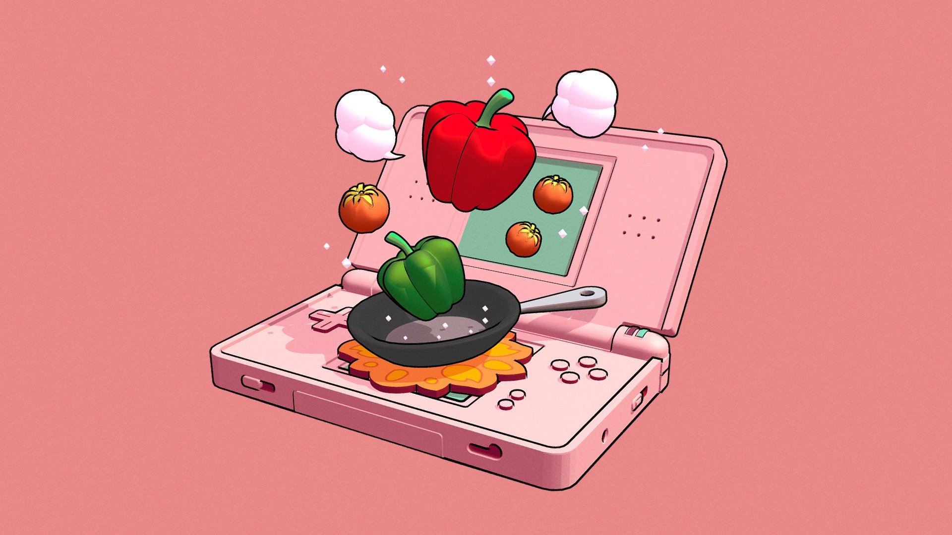 Cooking DS - 3D model by Mateus Abrantes (@MateusAbrantes) [2a2f428 ...