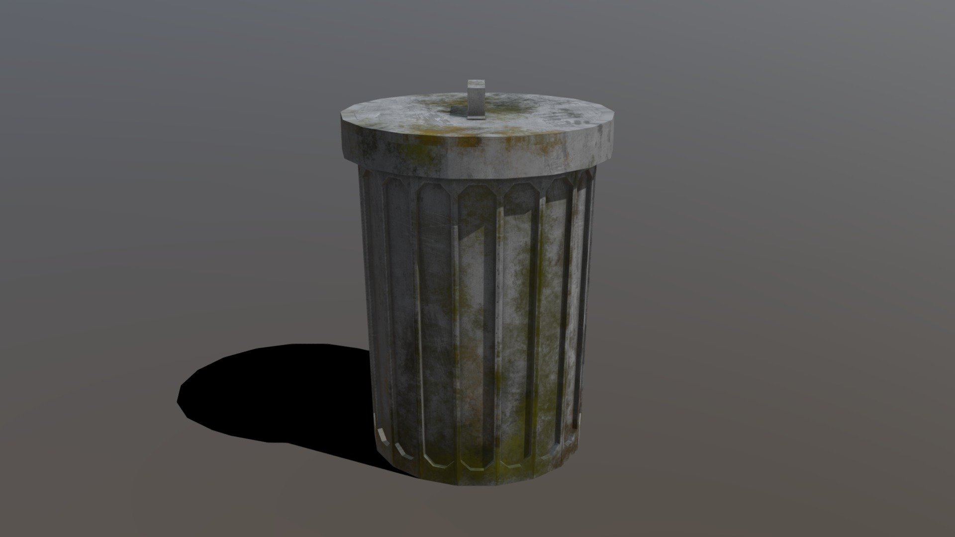low poly trash can - 3D model by a_sem (@loskabanos) [2a2f8ab] - Sketchfab