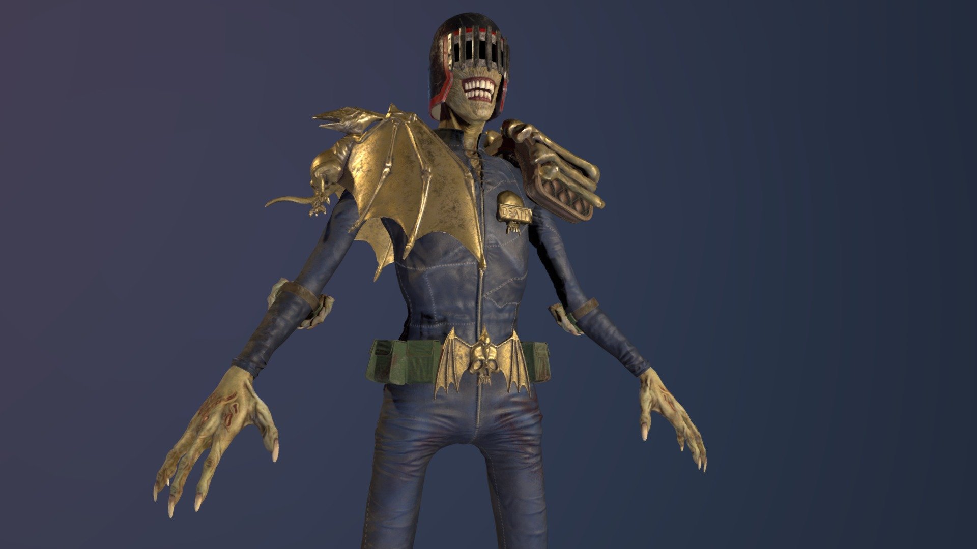 Judge Death; Revisited - 3D model by lvl3slime (@Daniel.Loomis ...