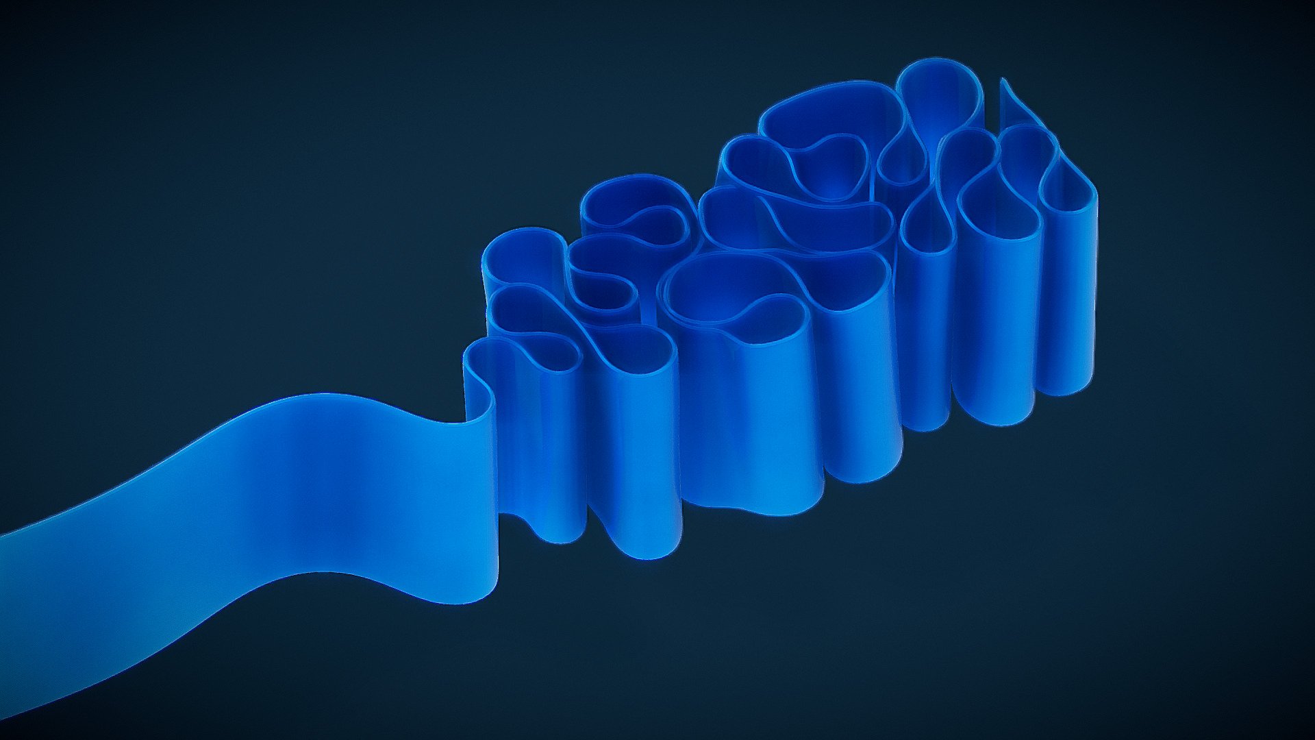 Dynamic Ribbon ( just for fun ) - Download Free 3D model by UJJWAL CHAUHAN (@Ujjwal-Chauhan ...