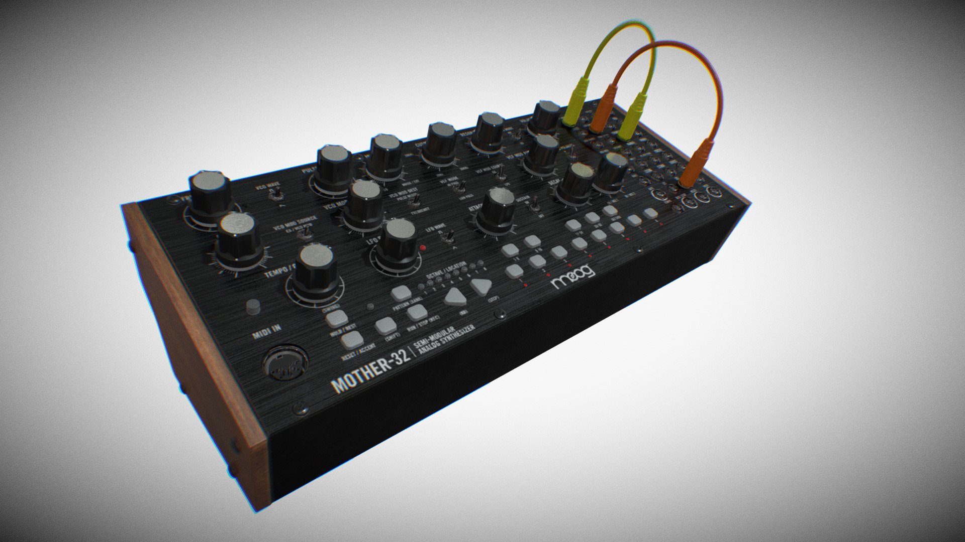 Moog Mother-32 - 3D model by BsIngA [2a31c1c] - Sketchfab