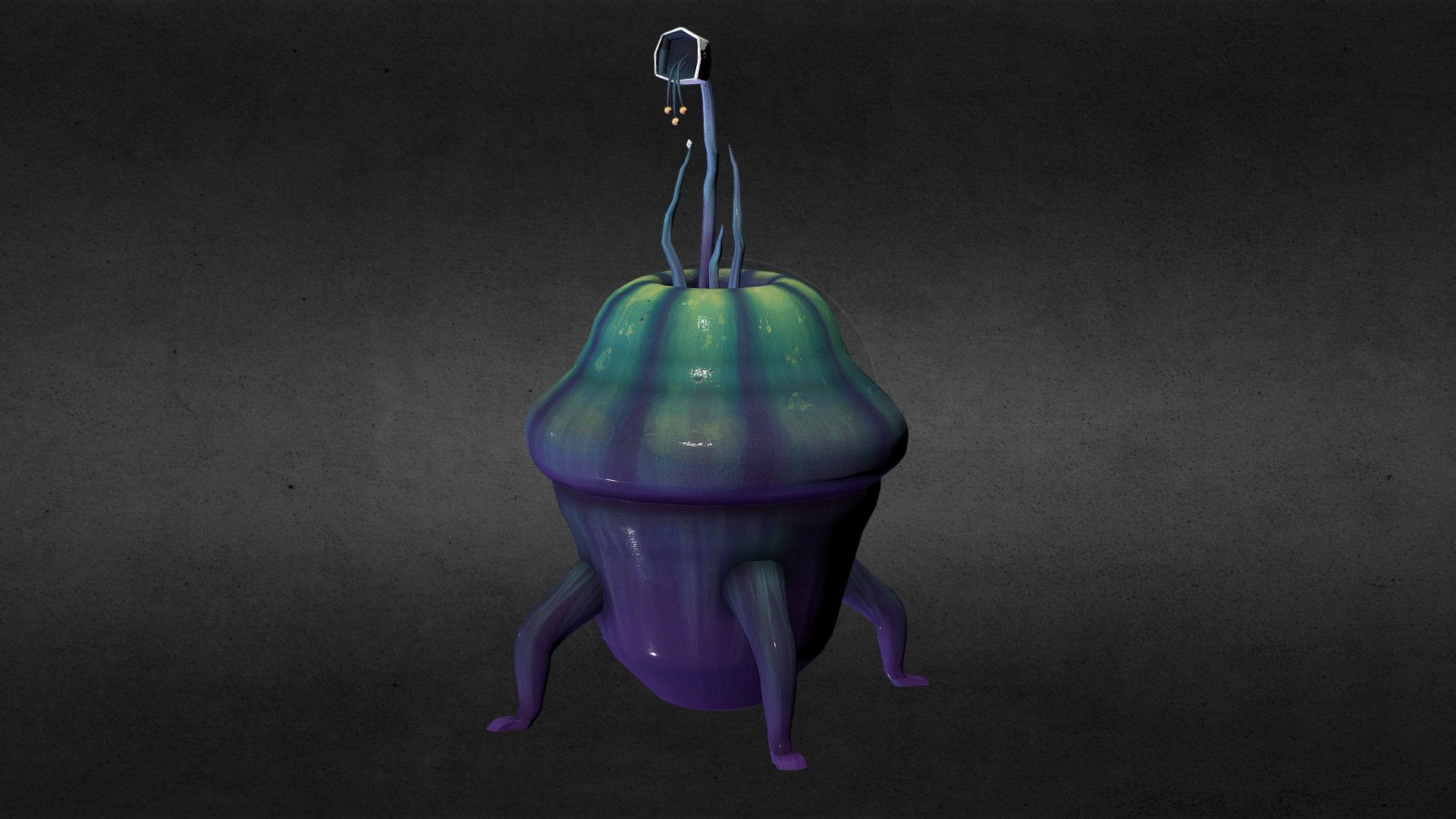 Alien Plant - 3D model by baazart [2a31ddb] - Sketchfab