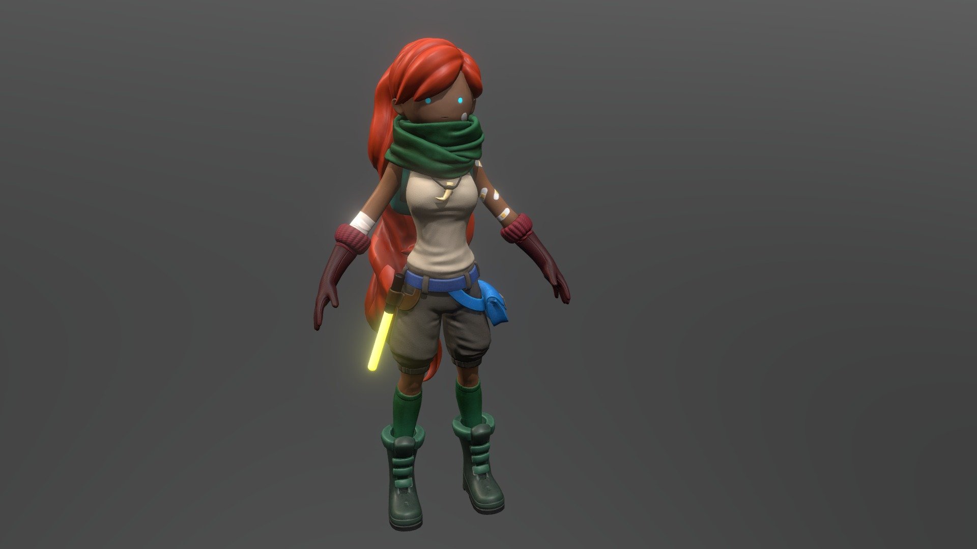 Aisha - 3D model by matttzeng [2a324e2] - Sketchfab