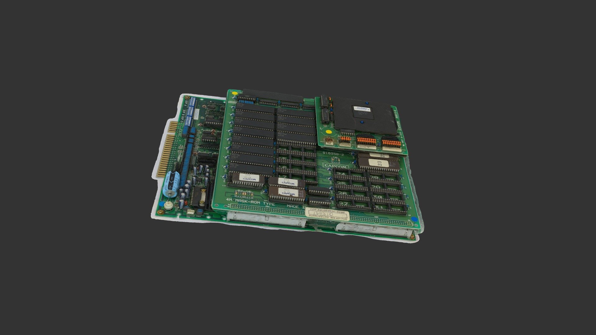 PCB Streetfighter 2 rainbow - 3D model by 3th3r [2a33006] - Sketchfab
