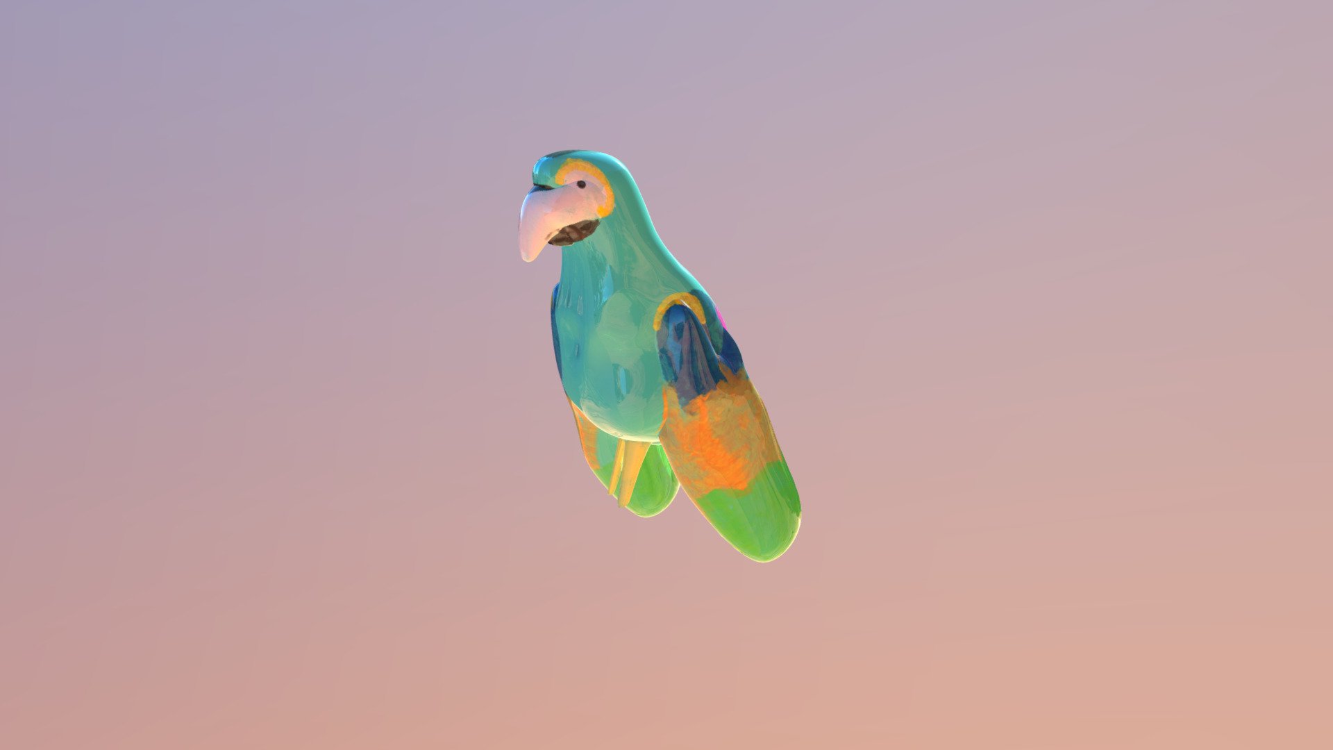 Parrot - 3D model by IanSklarsky [2a37794] - Sketchfab