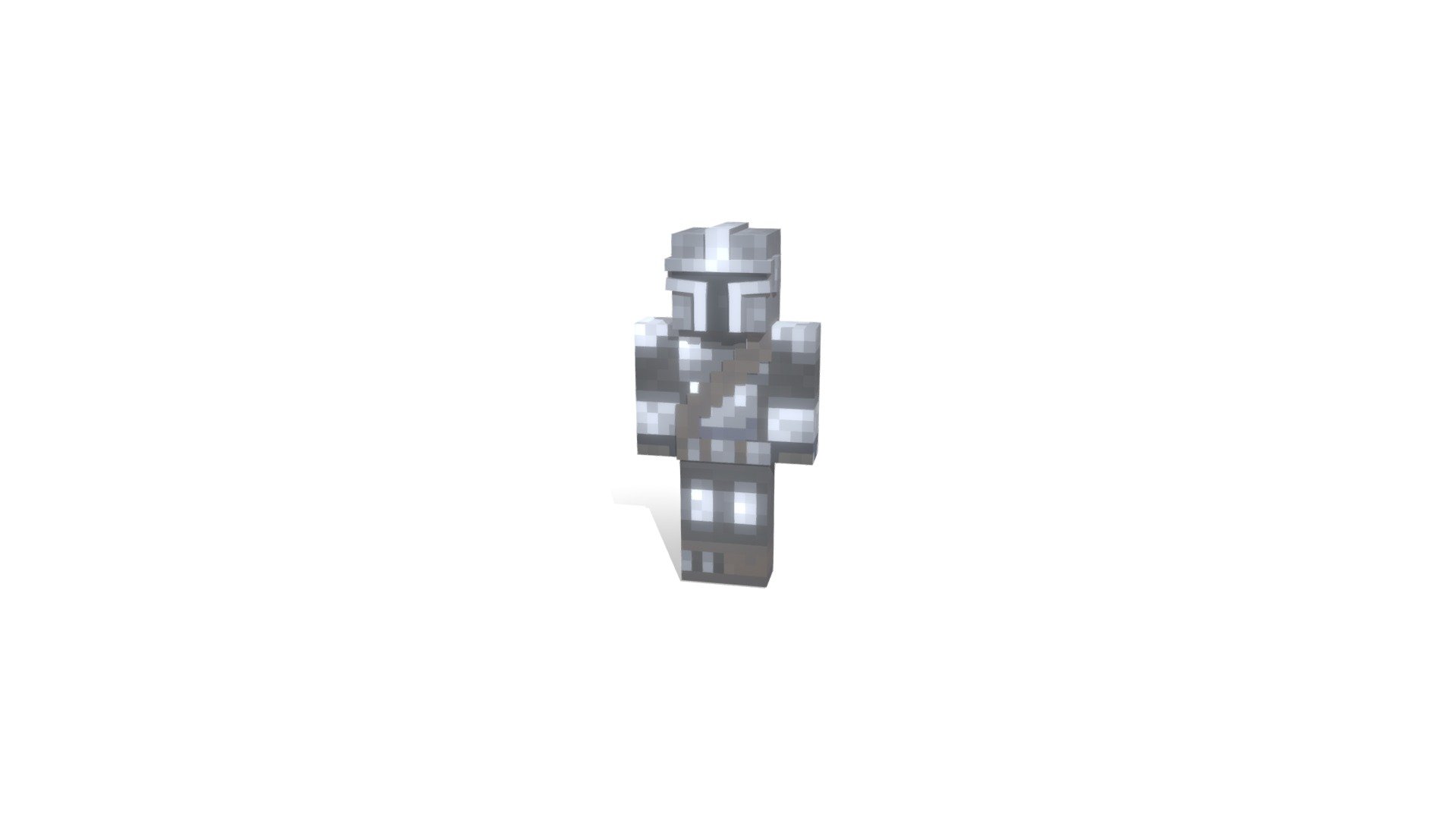 Mando (Minecraft) - 3D model by Carzy (@jacob.henry.schrader) [2a38edd ...