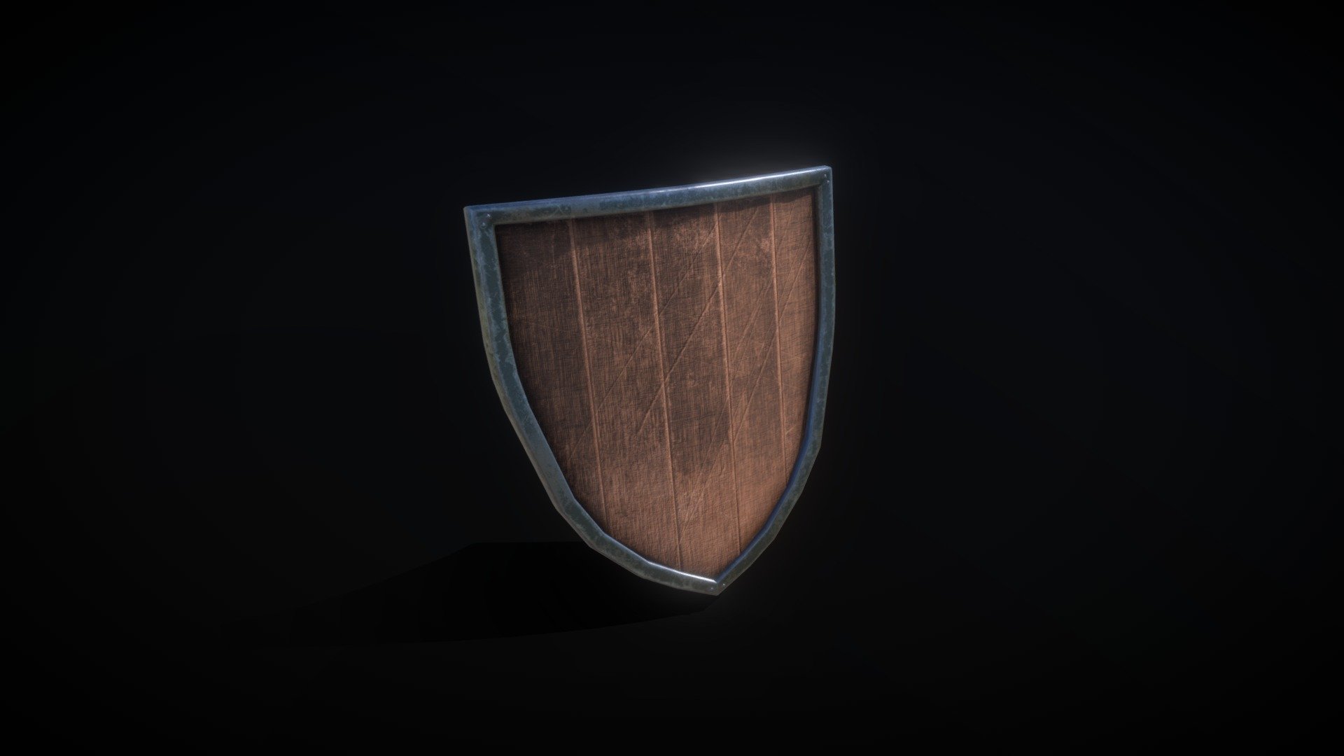 Medieval Wood Heater Shield - Download Free 3D model by iedalton ...