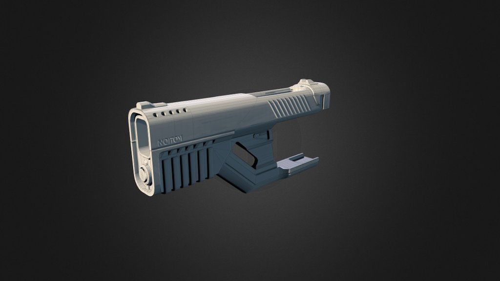 Heavy Blaster - 3D model by Ray Yang (@rayyang) [2a3b2d2] - Sketchfab