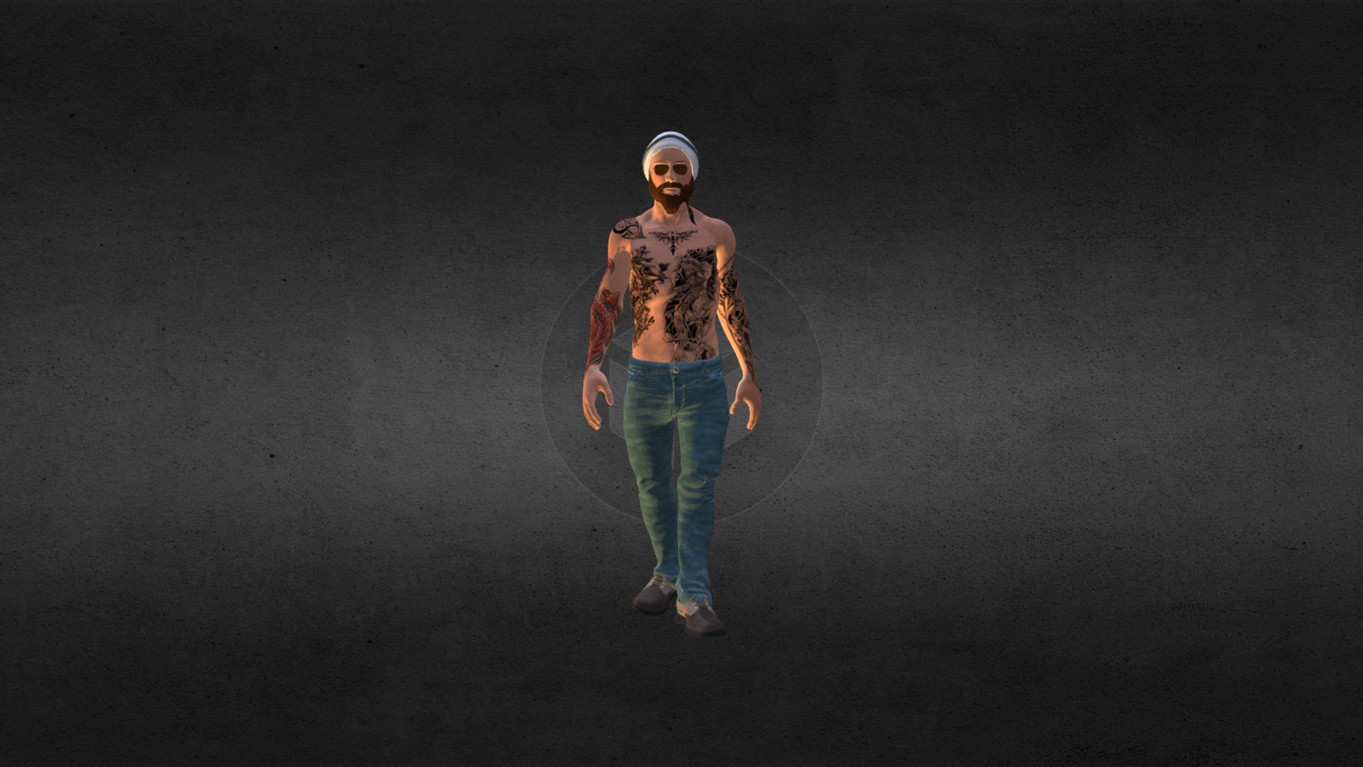 Man_ Walk Anim - 3D model by jh.o_O. (@gjh8642) [2a3beb4] - Sketchfab