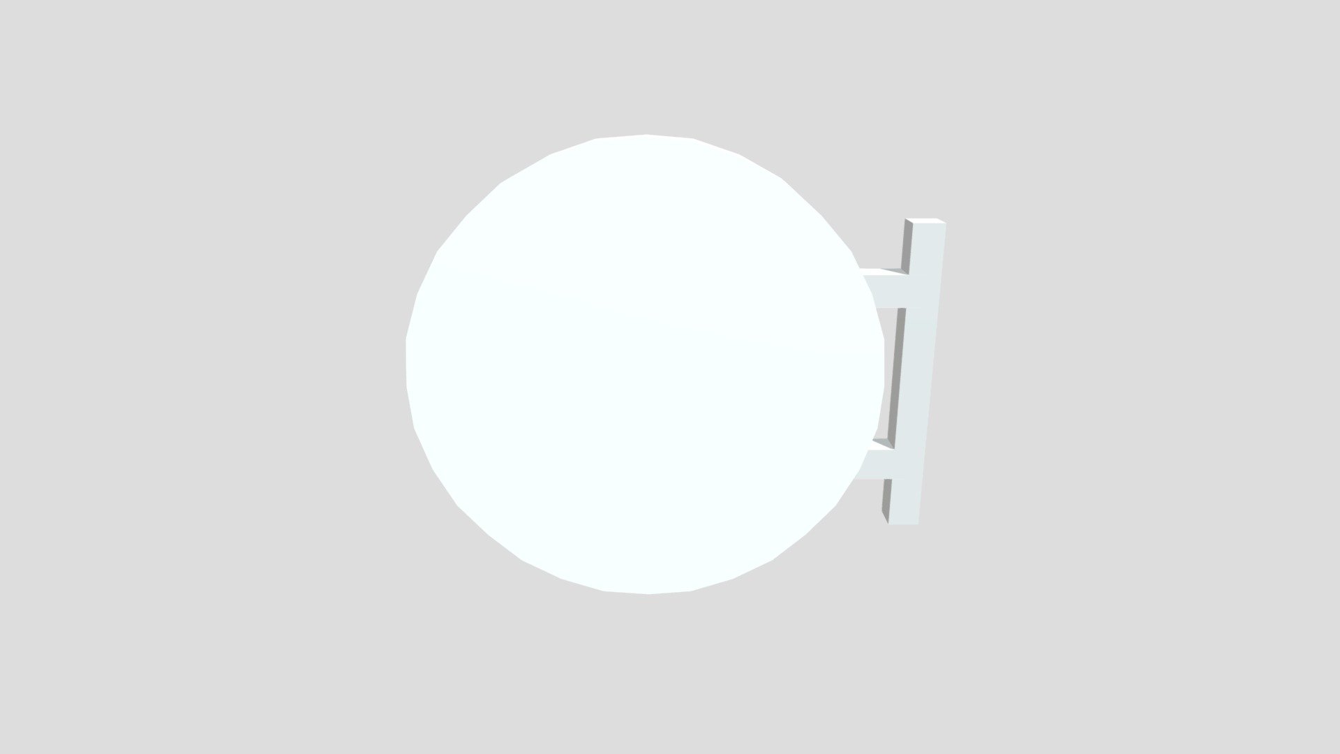 Round Sign - 3D model by luccagiffoni [2a3d096] - Sketchfab