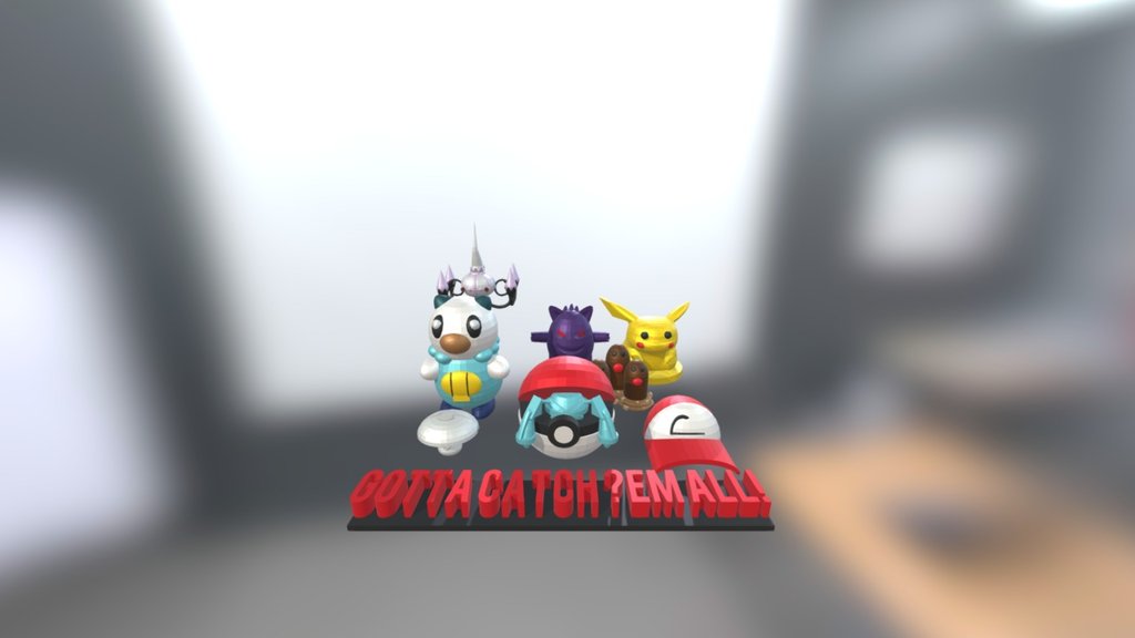Pokemon - 3D model by timbean [2a3df41] - Sketchfab