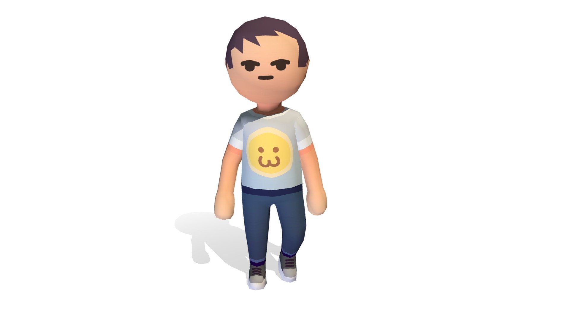 Stickman Cool Guy - Download Free 3D model by Bogdan Strielecki ...