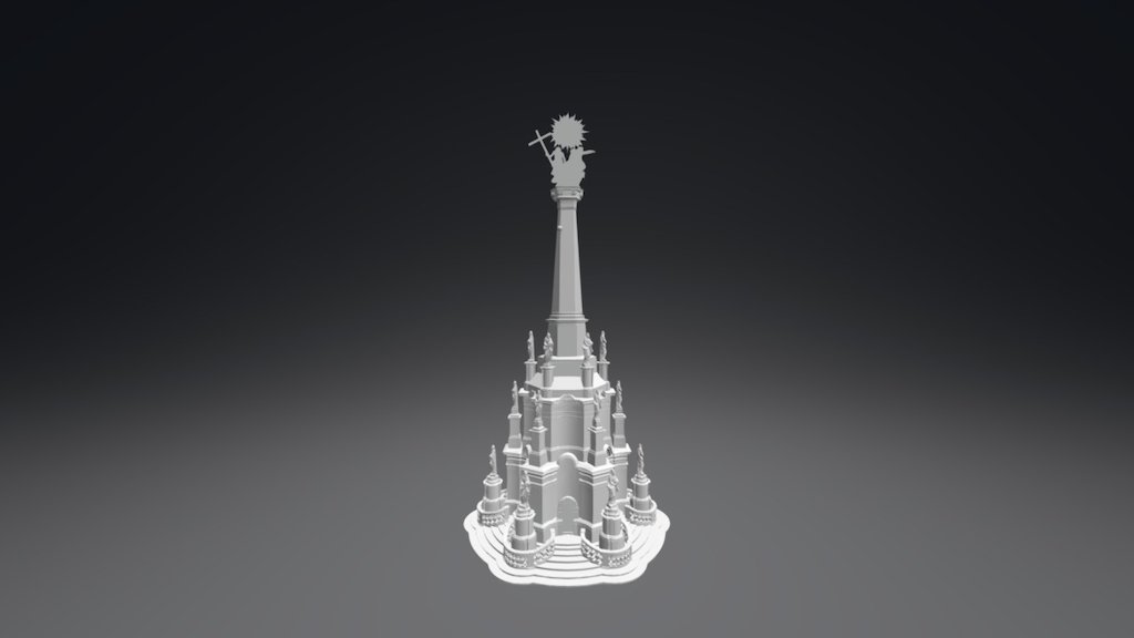 The Holy Trinity Column - 3D model by olomouc [2a4013d] - Sketchfab