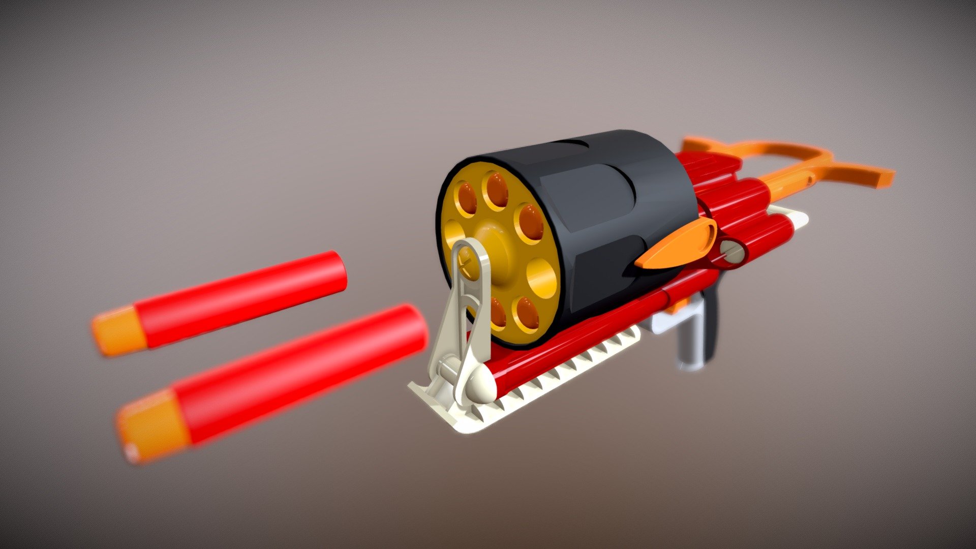 Doublepunch MEGA blaster, concept by Hotcoin - Download Free 3D model ...