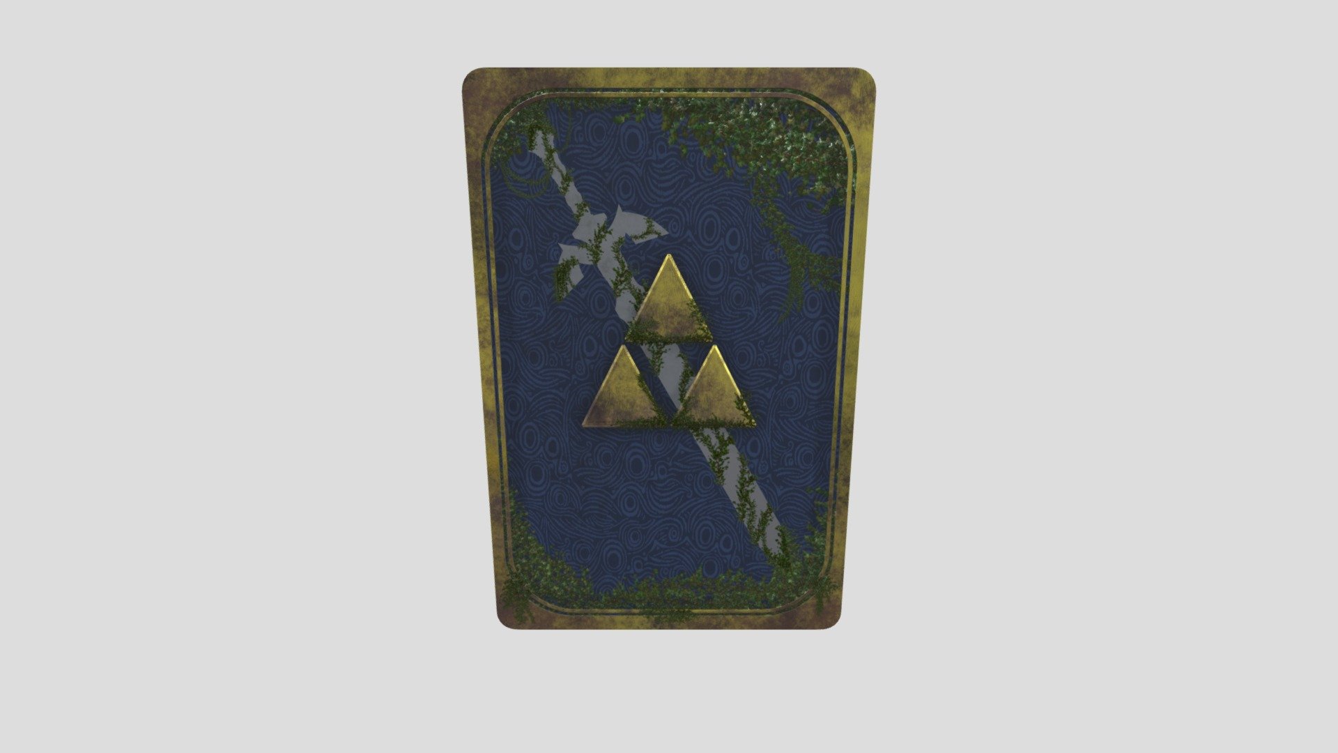 Zelda Cardback - 3D model by ltucker1 [2a44117] - Sketchfab