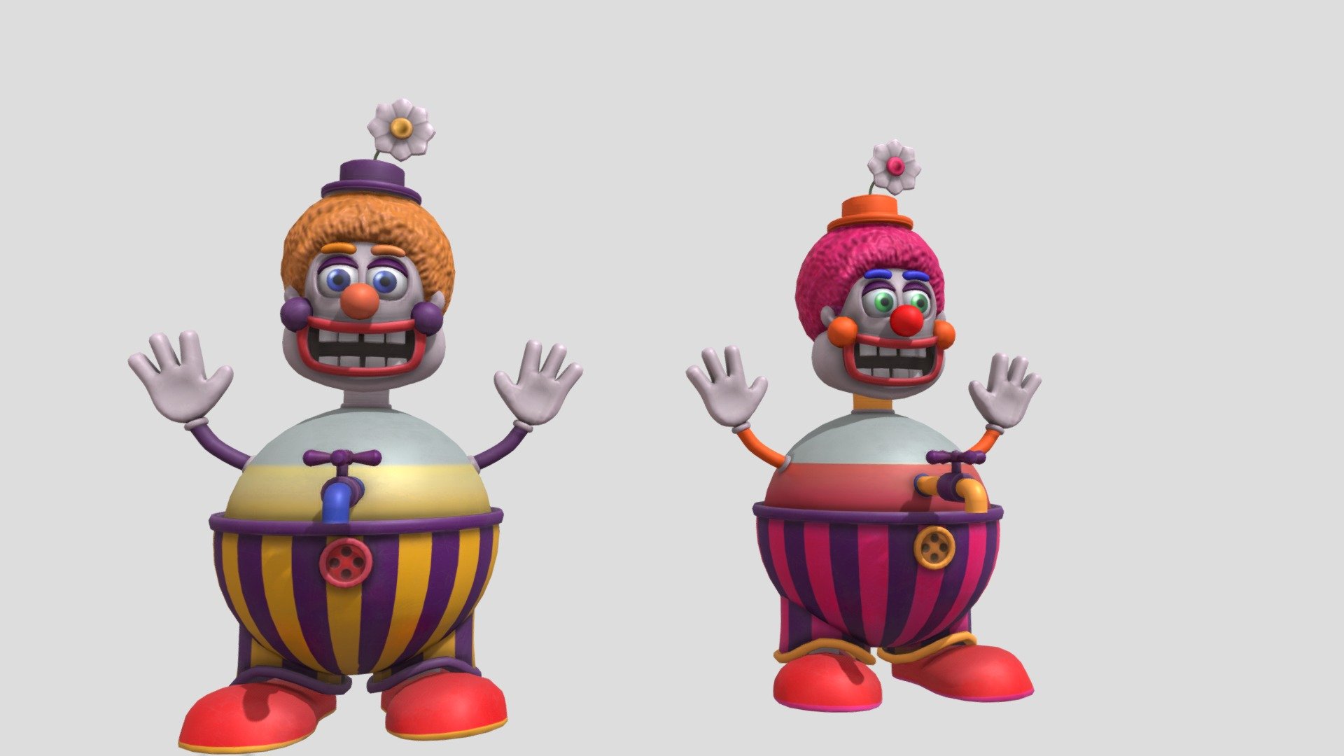 FNAF: Help Wanted 2 | Drink Clowns - Download Free 3D model by Xoffly ...