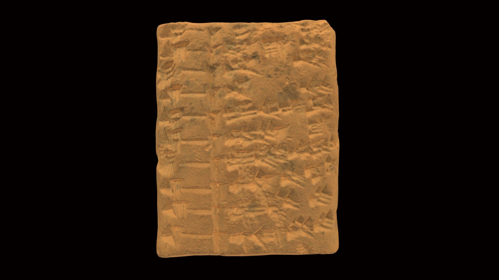 Cuneiform Tablet HMANE1891.11.106 - 3D model by Harvard Museum of the ...