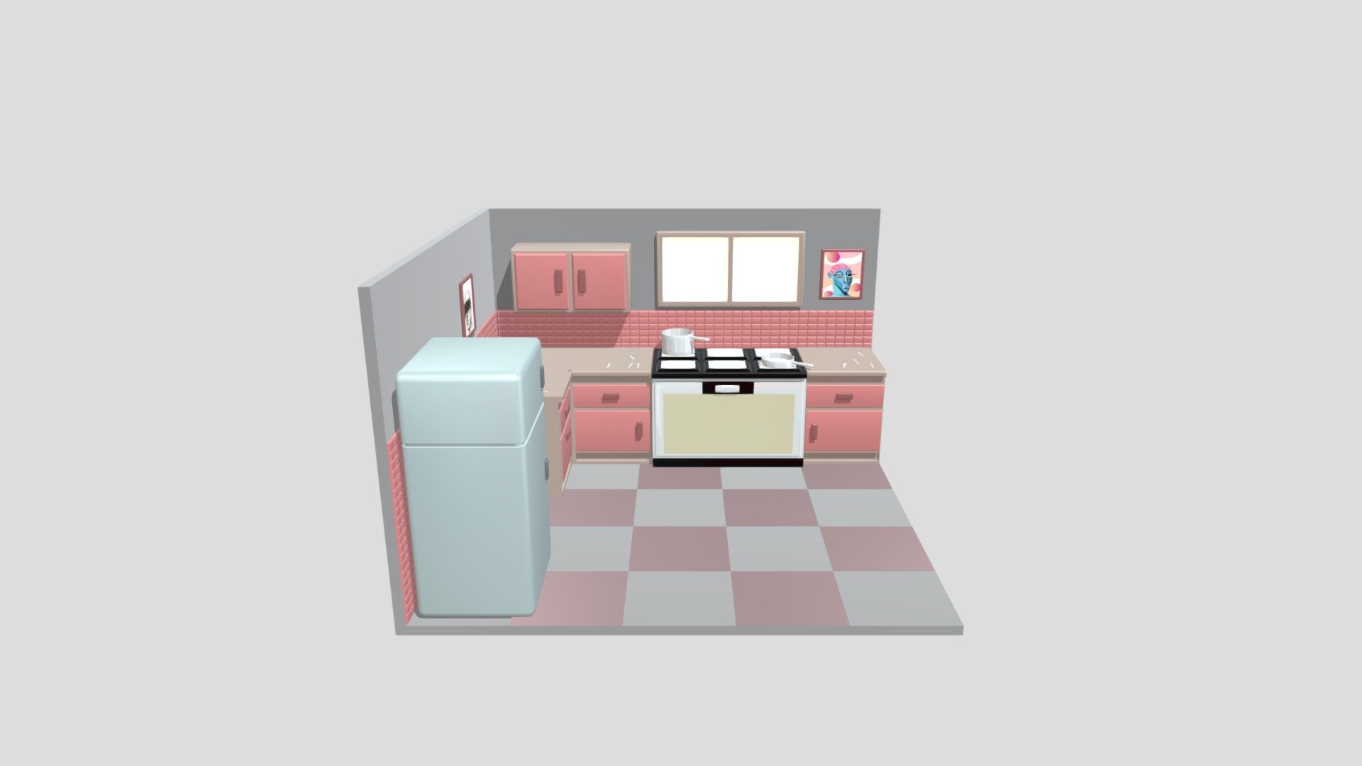 CHIBI Kitchen - 3D model by kelx.savage (@kelechi.nwuke) [2a45fda ...