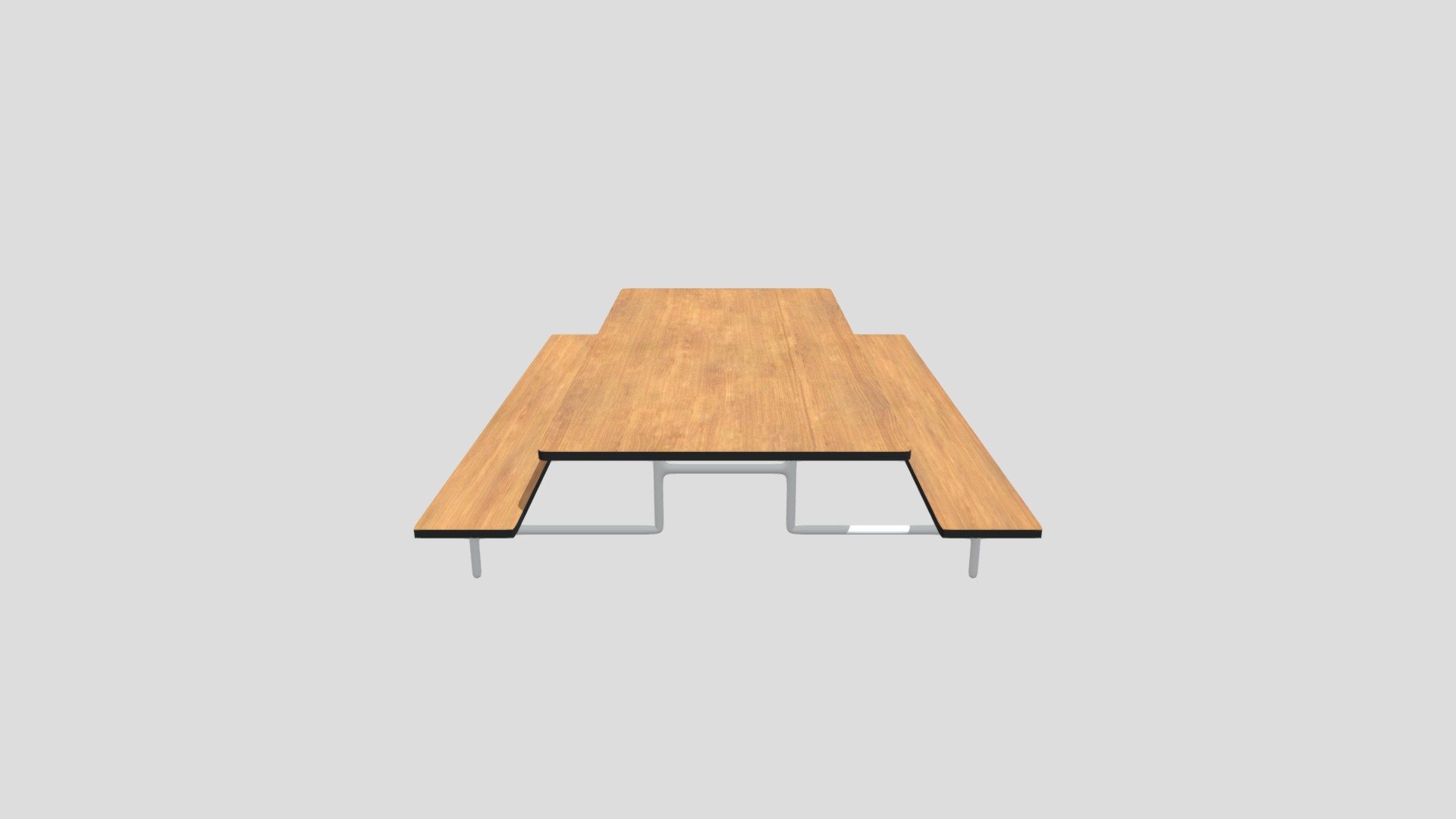 School Lunch Table - 3D model by Tim Martin (@timartin) [2a469fb ...