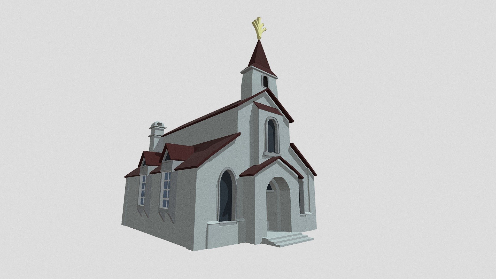 Danmachi - Abandoned Church - 3D model by makmiles [2a4726d] - Sketchfab