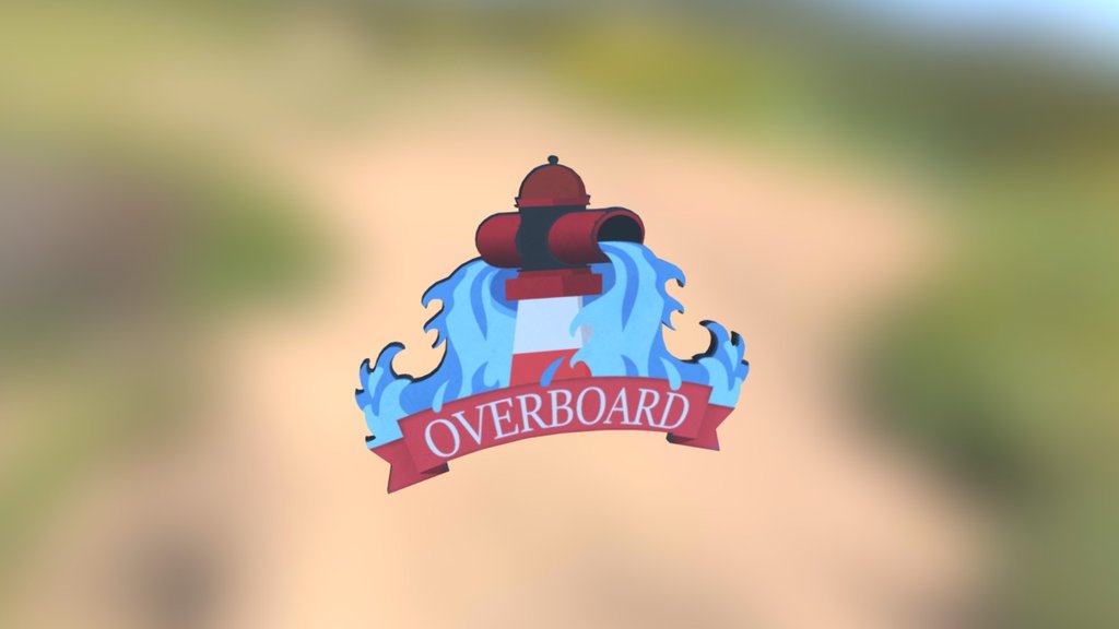 Overboard Sign - 3D model by Lewis Maxwell Brooks (@lewisbrooks ...