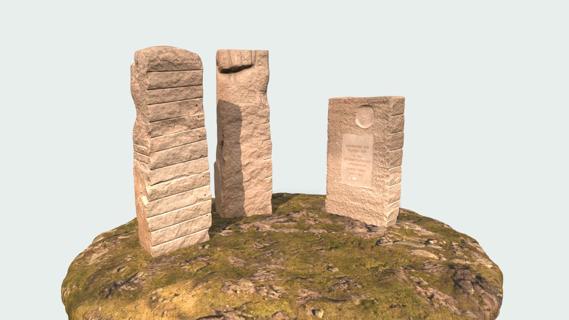 "Protest" (1986) Hakberget, Stockholm - 3D model by IVAR Studios ...