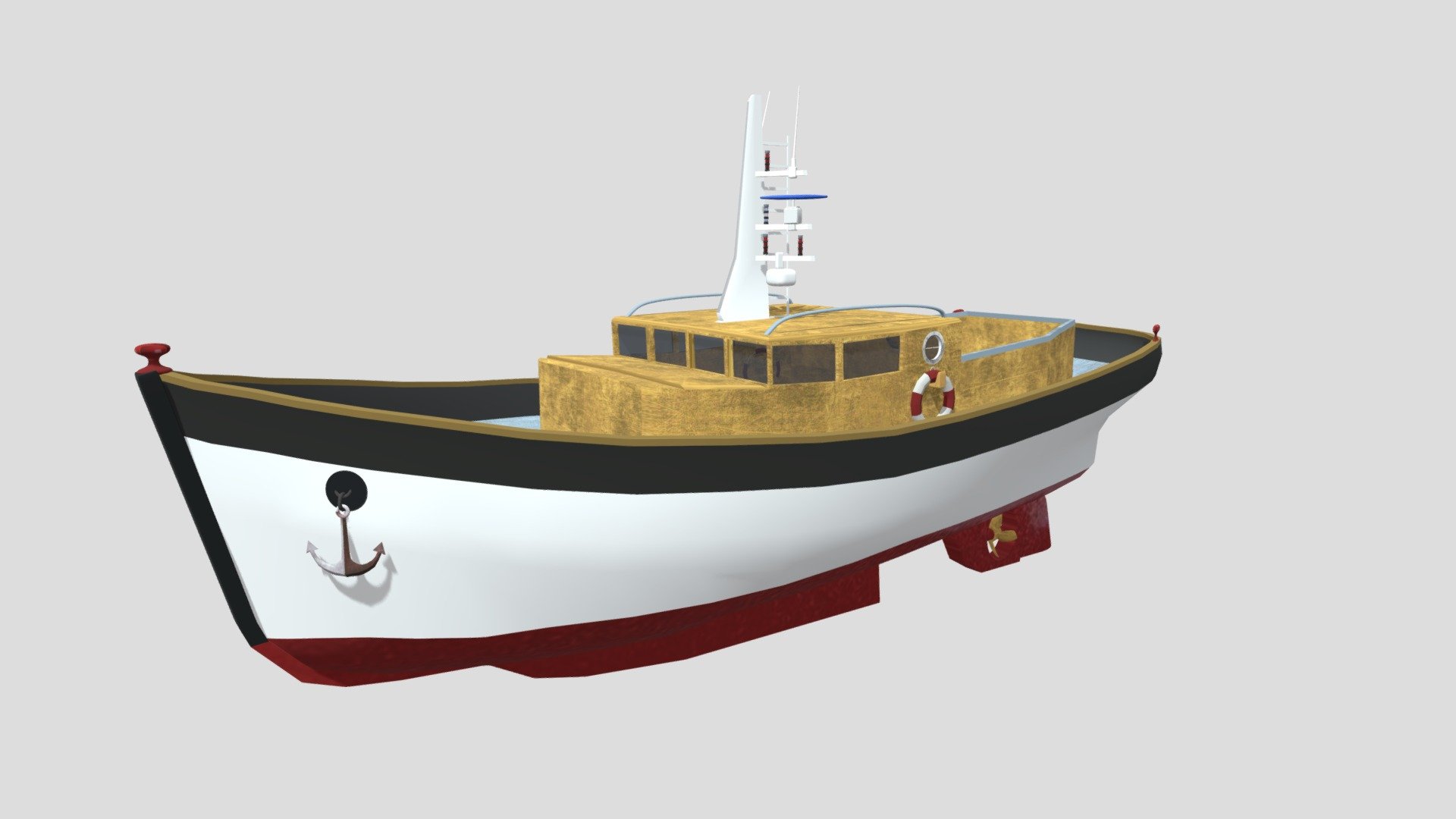 Boat - Download Free 3D model by gogiart (@agt14032013) [2a49f32 ...