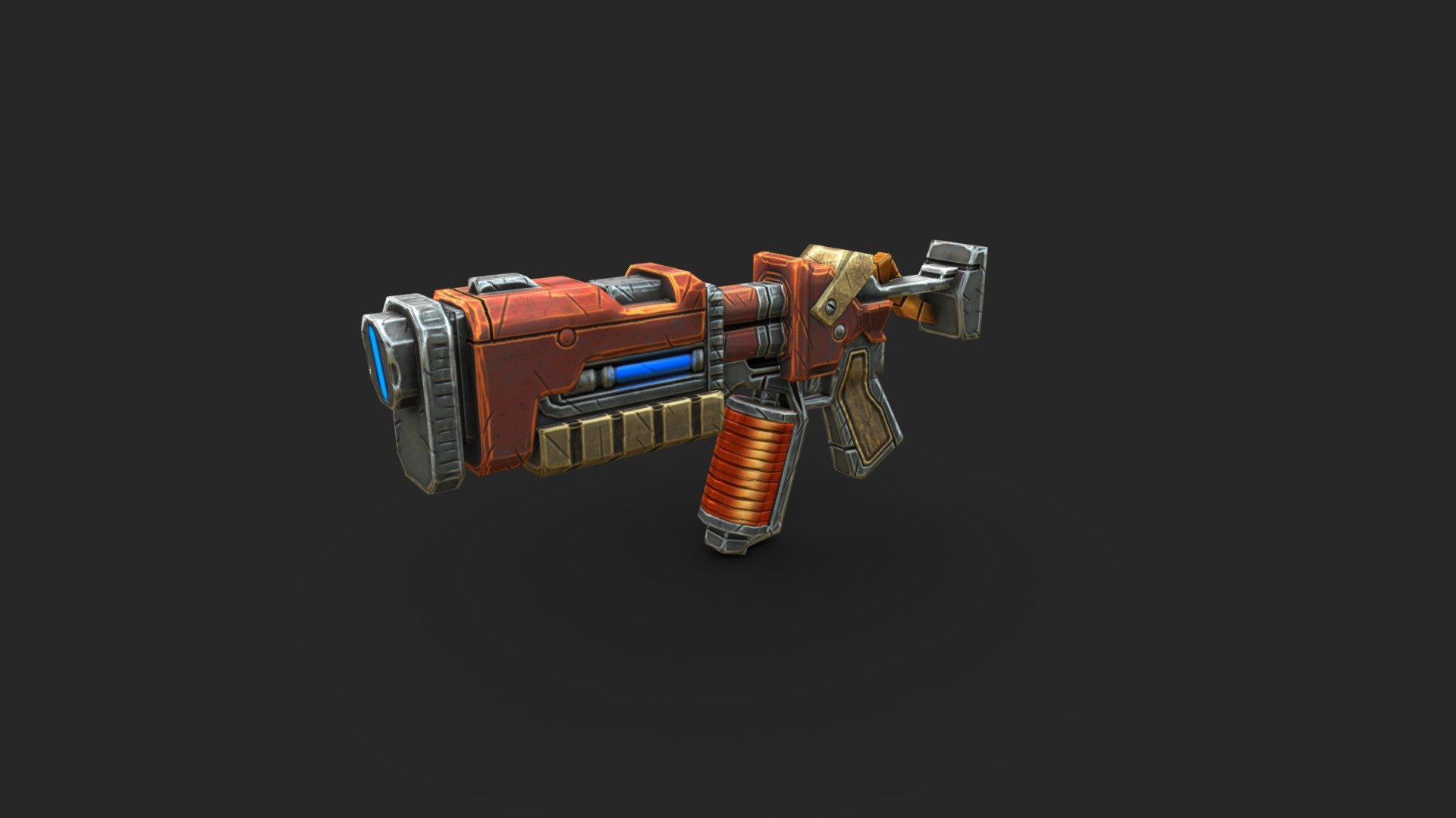 Energy Rifle 08 - 3D model by CC (@ccsf) [2a4c103] - Sketchfab