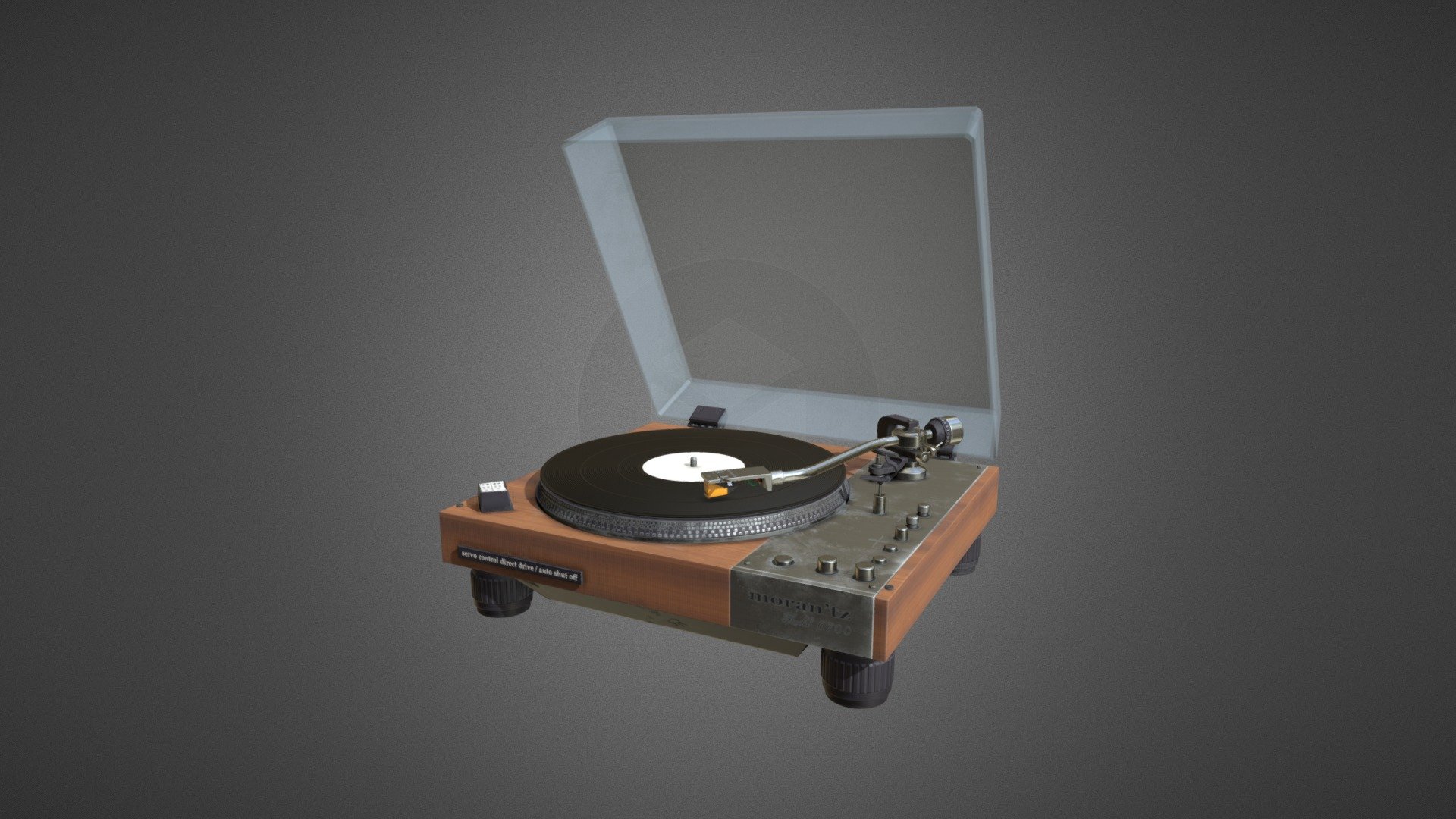 Classic Vinyl Player - Buy Royalty Free 3D model by comrade.barry ...