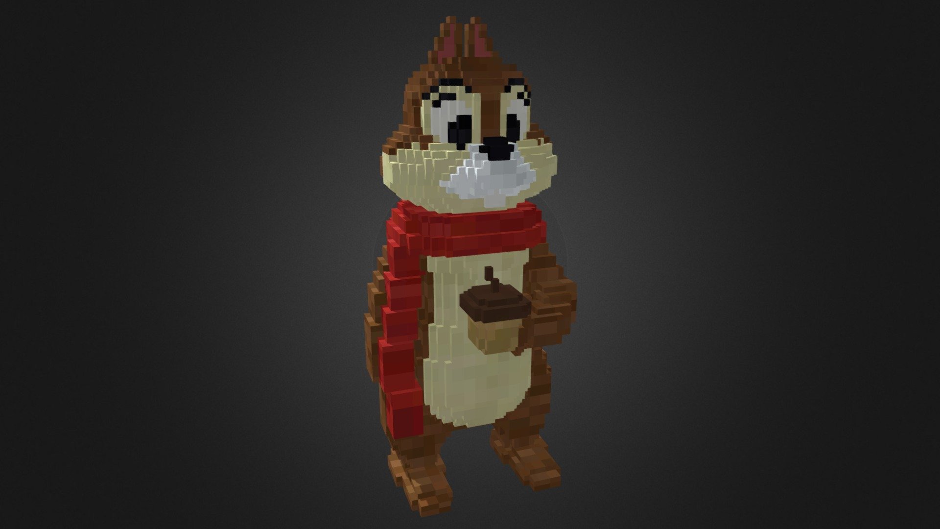 Chip the Chipmunk - 3D model by NicholasCappe [2a4e0a6] - Sketchfab