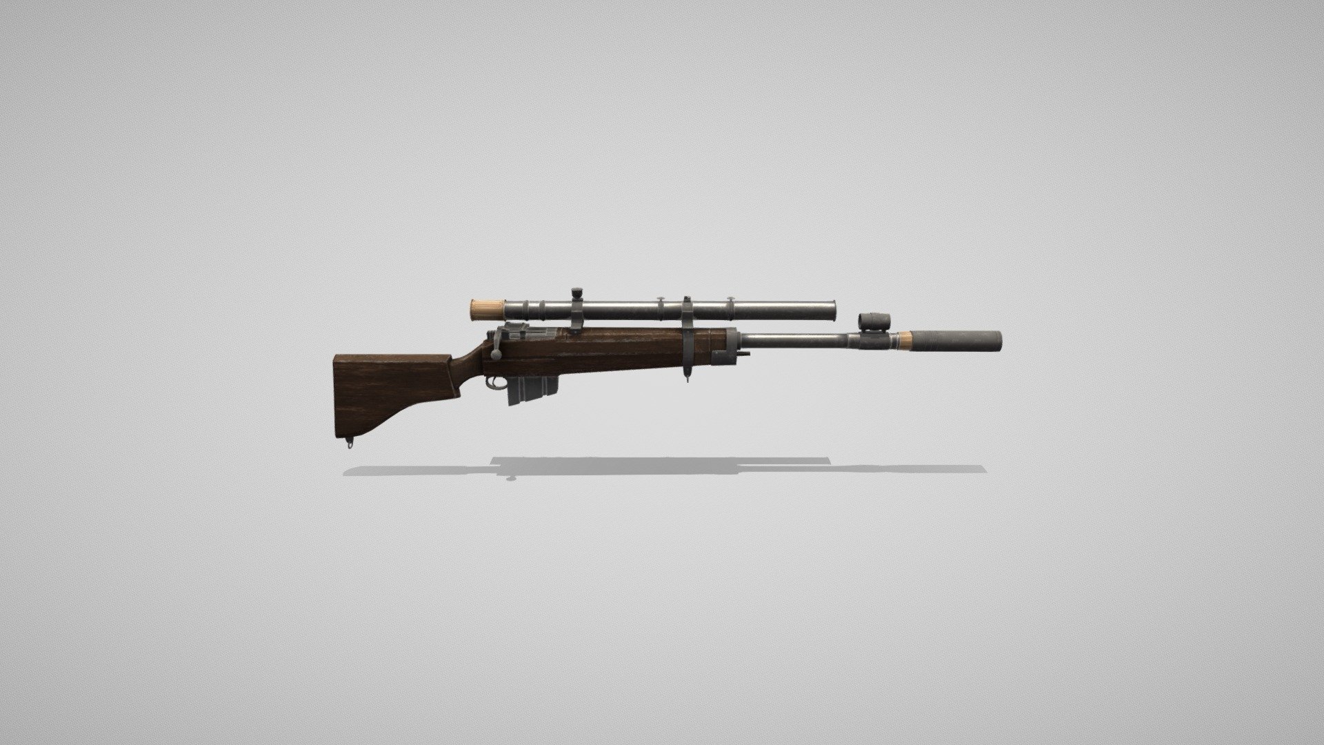 arme sniper - 3D model by benoitbell [2a4f065] - Sketchfab