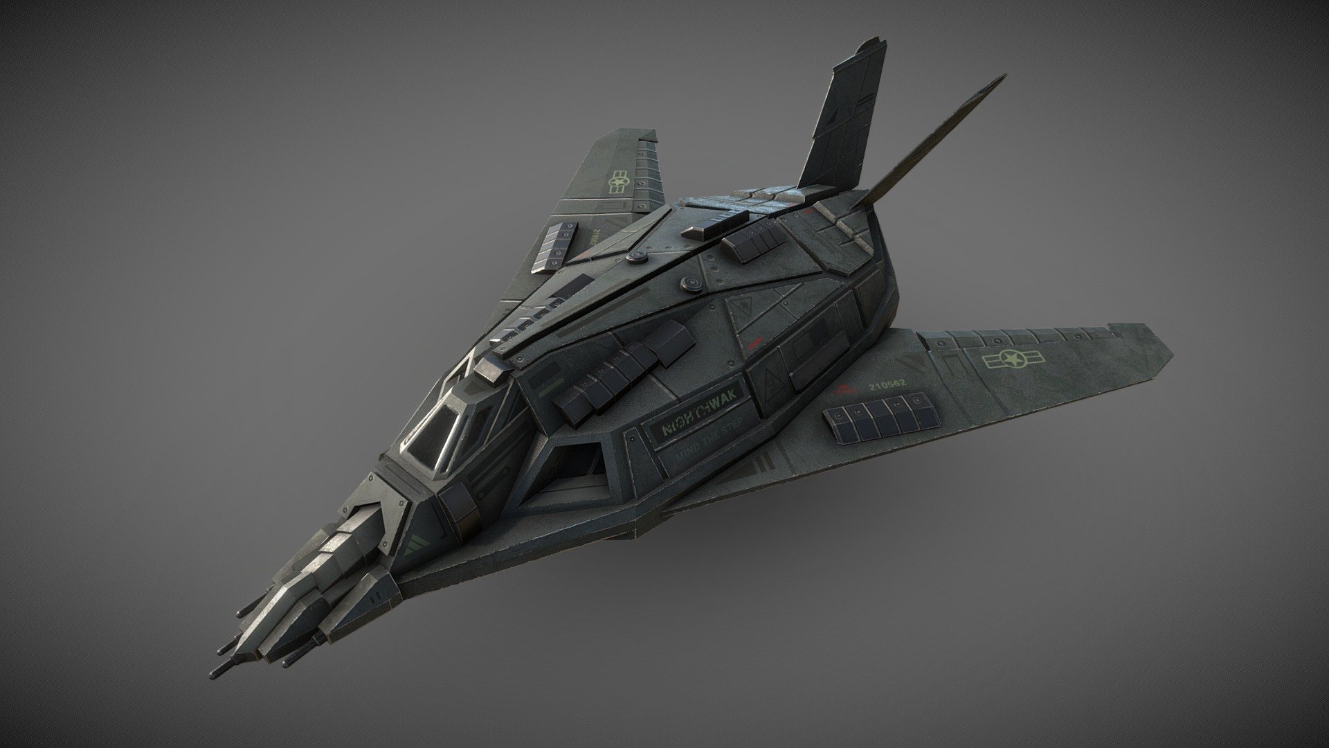 F-117 Nighthawk - 3D model by neogools [2a4fd90] - Sketchfab