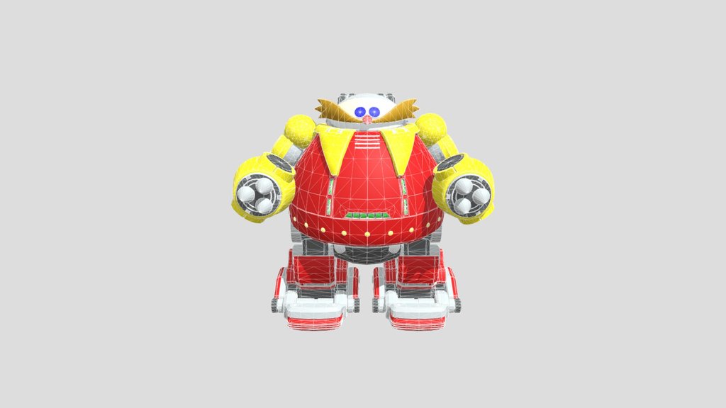 Sonic Enemy 3d Model A 3d Model Collection By Adamcoalwalker2