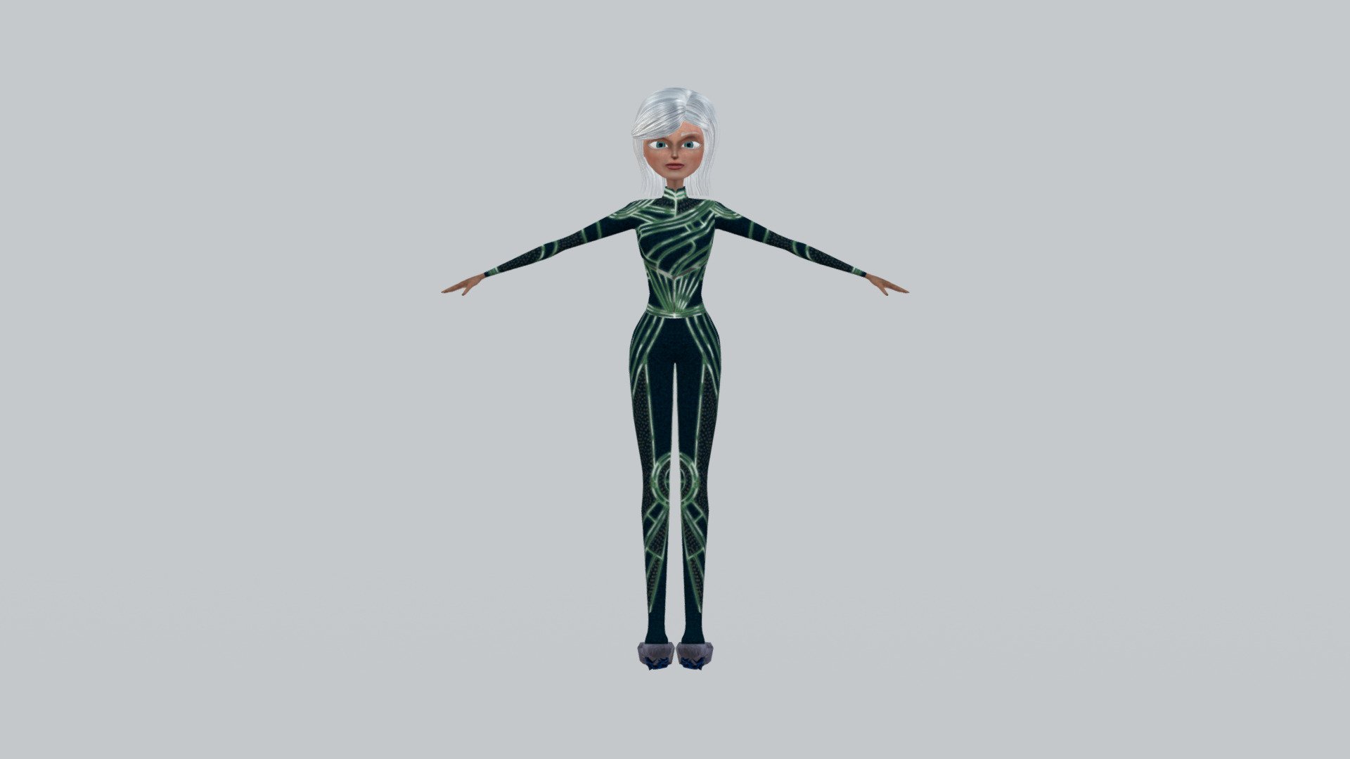 PC Computer - Monsters vs Aliens - Ginormica Cha - 3D model by payton ...