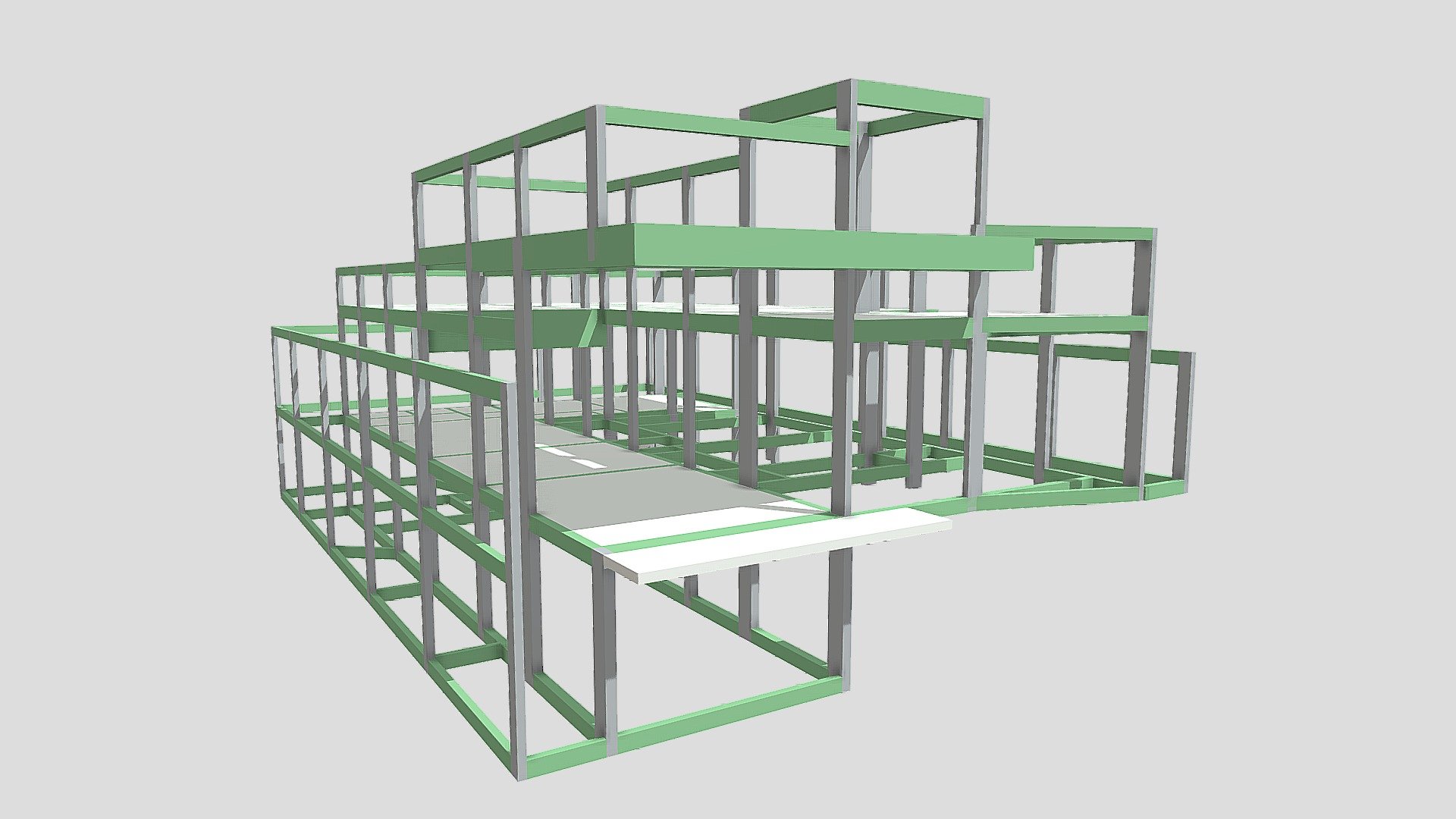 PROJETO ESTRUTURAL - JAD - 3D model by Saulo Lacerda - Projetos ...