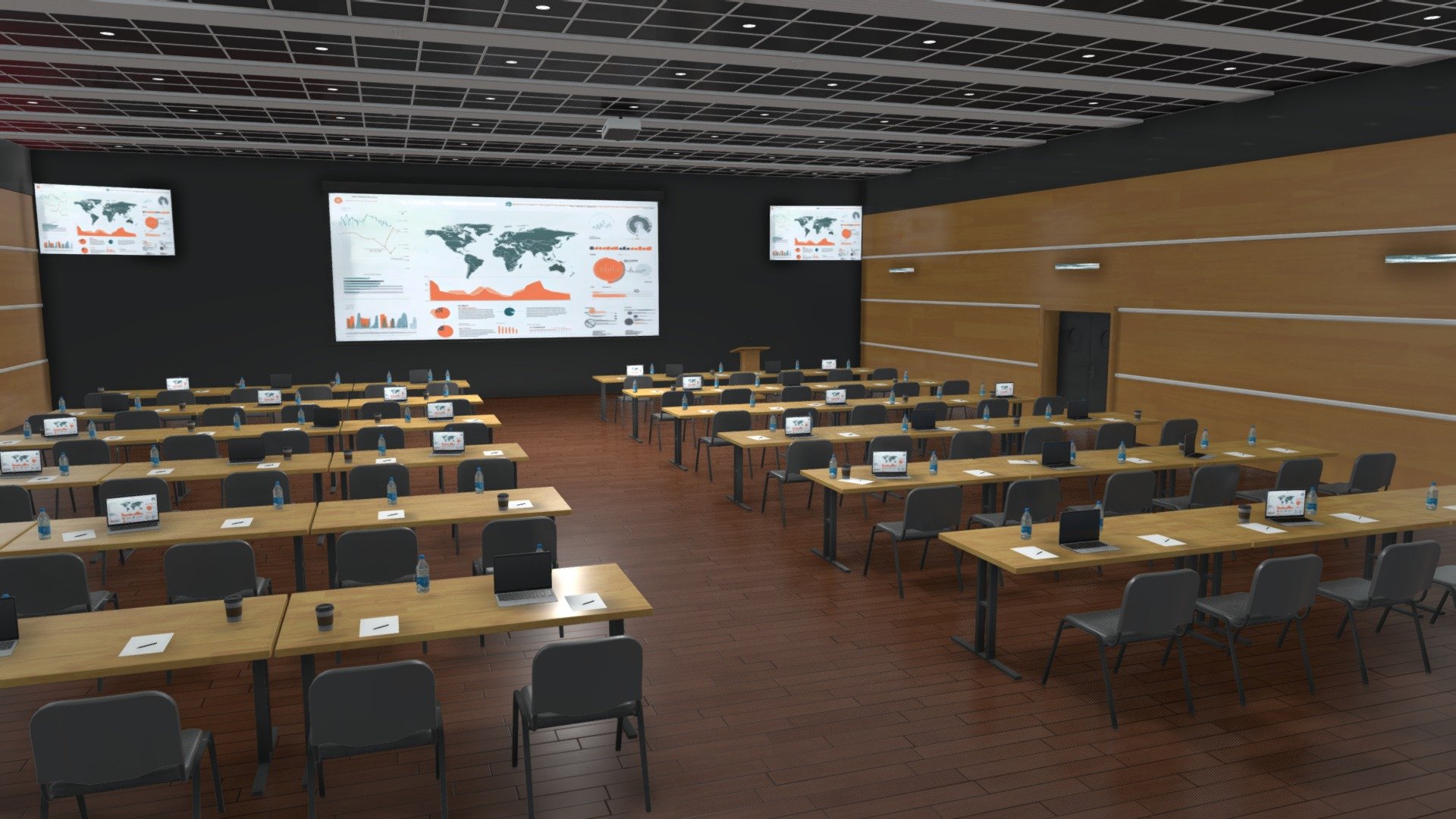Conference Hall - 3D model by Zeps3D [2a530df] - Sketchfab
