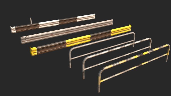Guardrail 3D models - Sketchfab