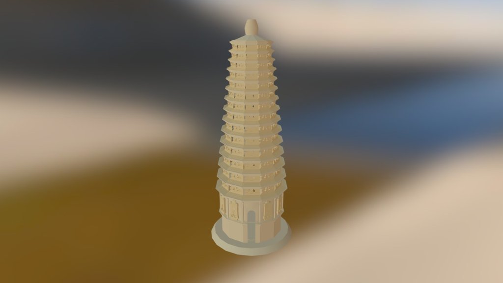 Tample - 3D model by menghua [2a536d2] - Sketchfab