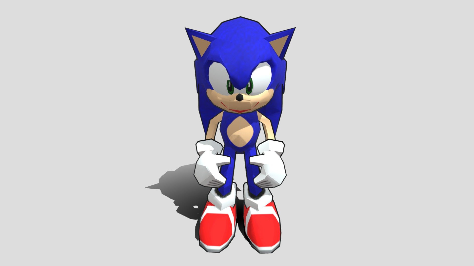 sonic - 3D model by 雨宮レン (@oscar3dmodel) [2a578cd] - Sketchfab