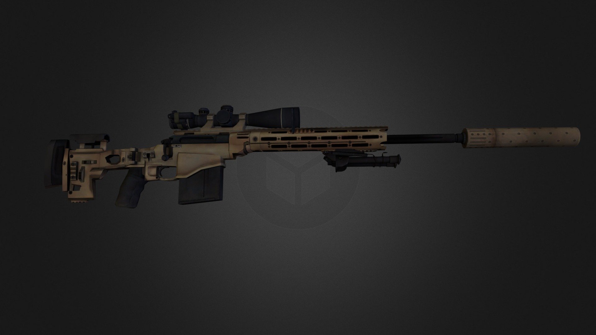 Remington MSR - 3D model by F12berlinetta [2a590c4] - Sketchfab