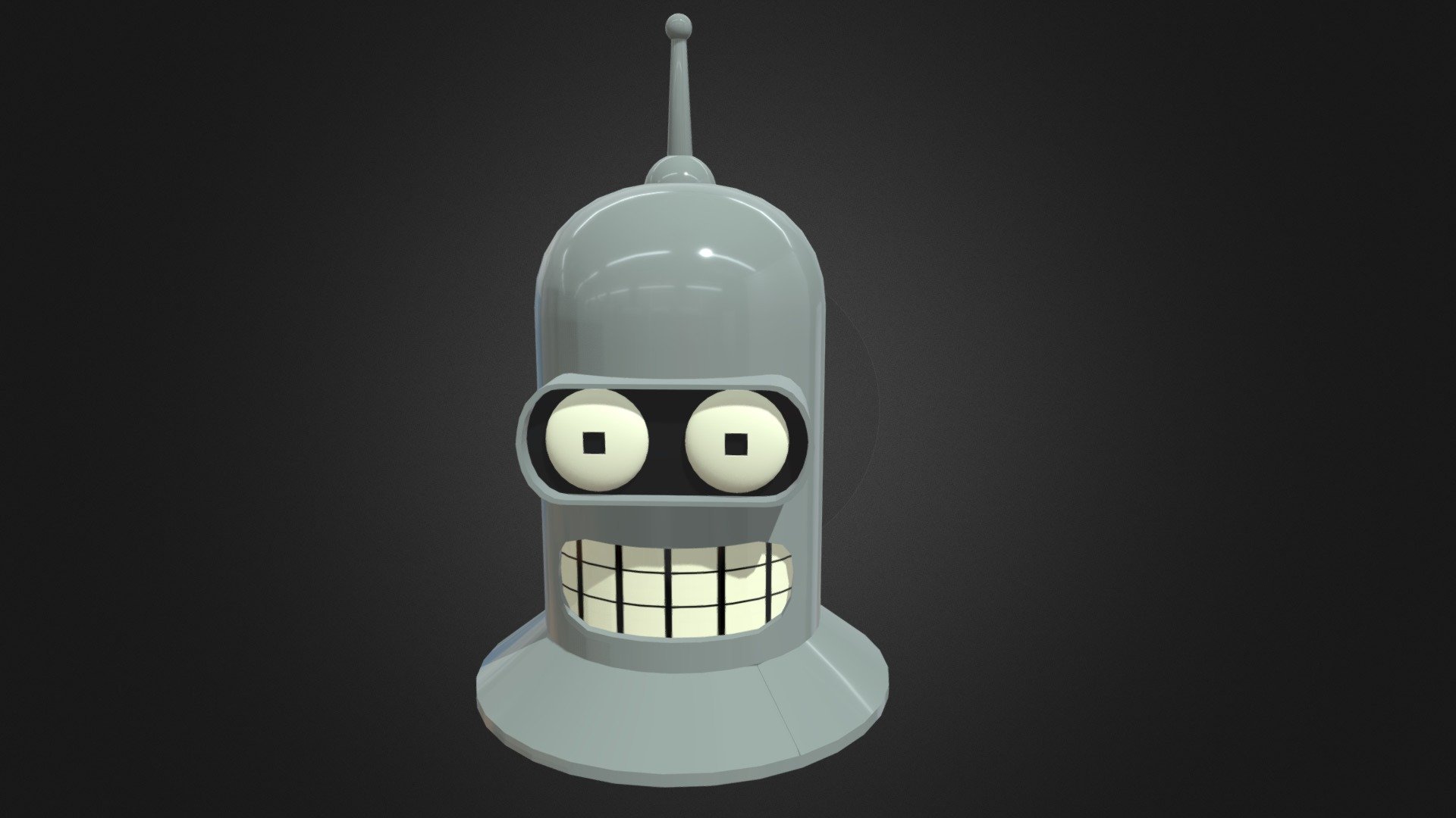 Bender Head V1 - Download Free 3D model by dev-shawn [2a592ef] - Sketchfab
